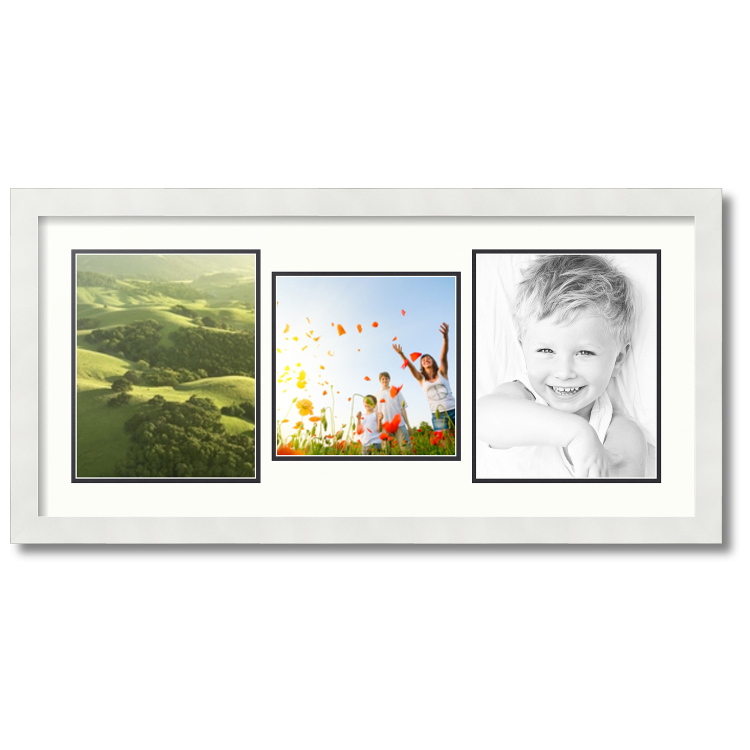 ArtToFrames Collage Photo Picture Frame with 1 - 8x8 and 2 - 8x10 ...