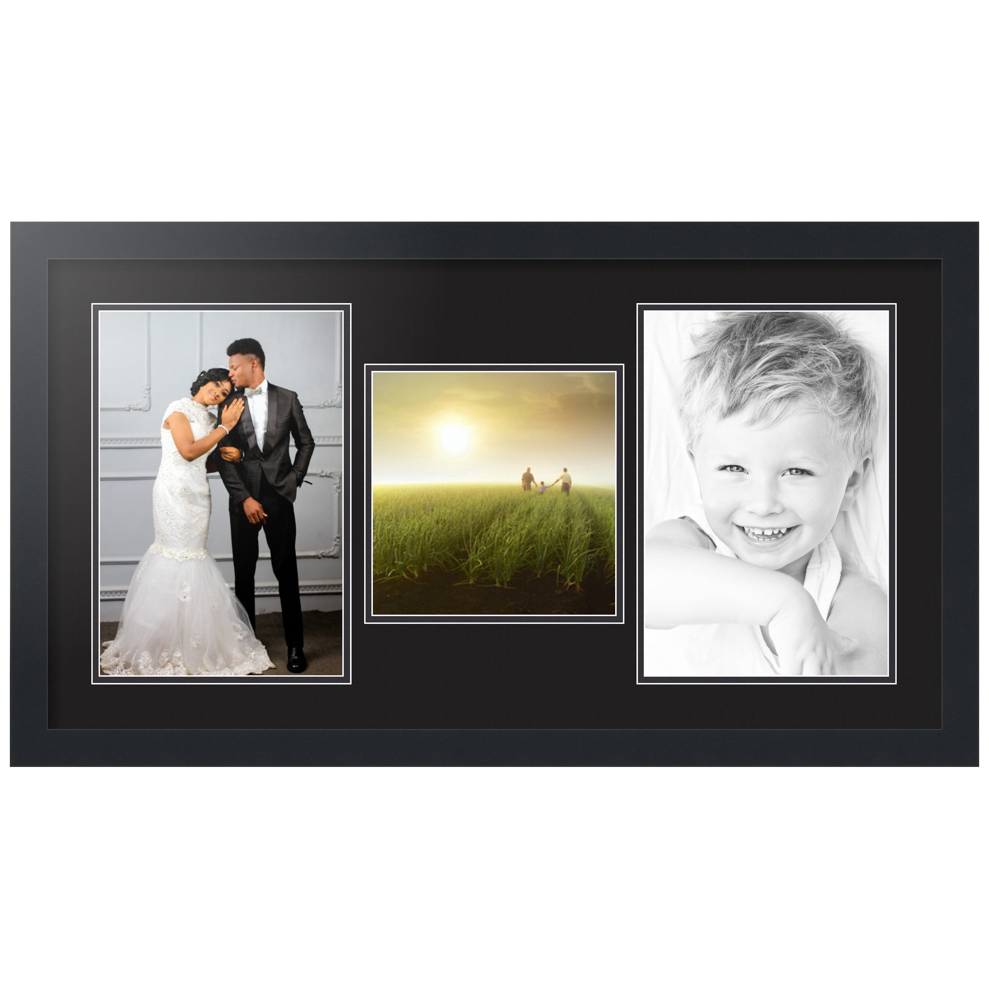 ArtToFrames Collage Photo Picture Frame with 1 - 8x8 and 2 - 8x12 ...
