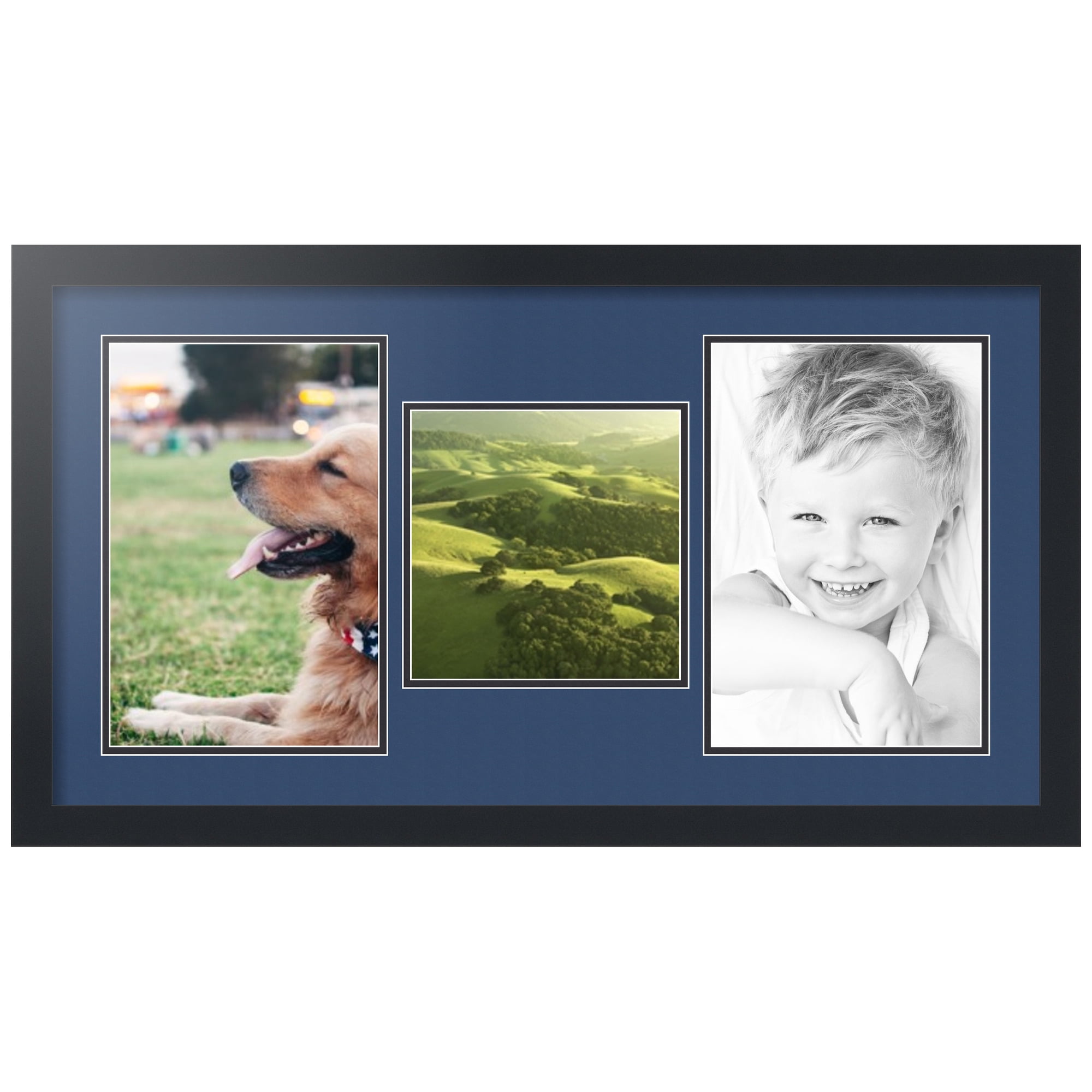 ArtToFrames Collage Photo Picture Frame with 1 - 8x8 and 2 - 8x12 ...