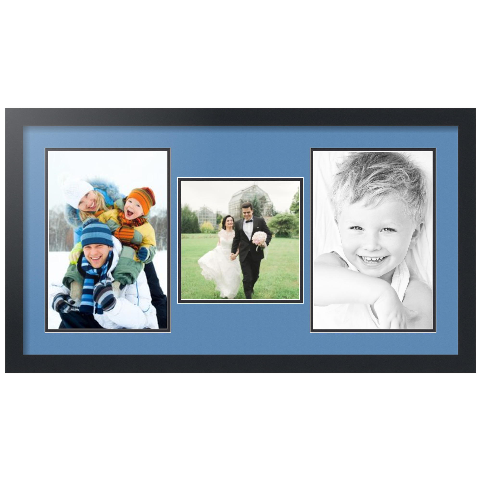 ArtToFrames Collage Photo Picture Frame with 1 - 8x8 and 2 - 8x12 ...