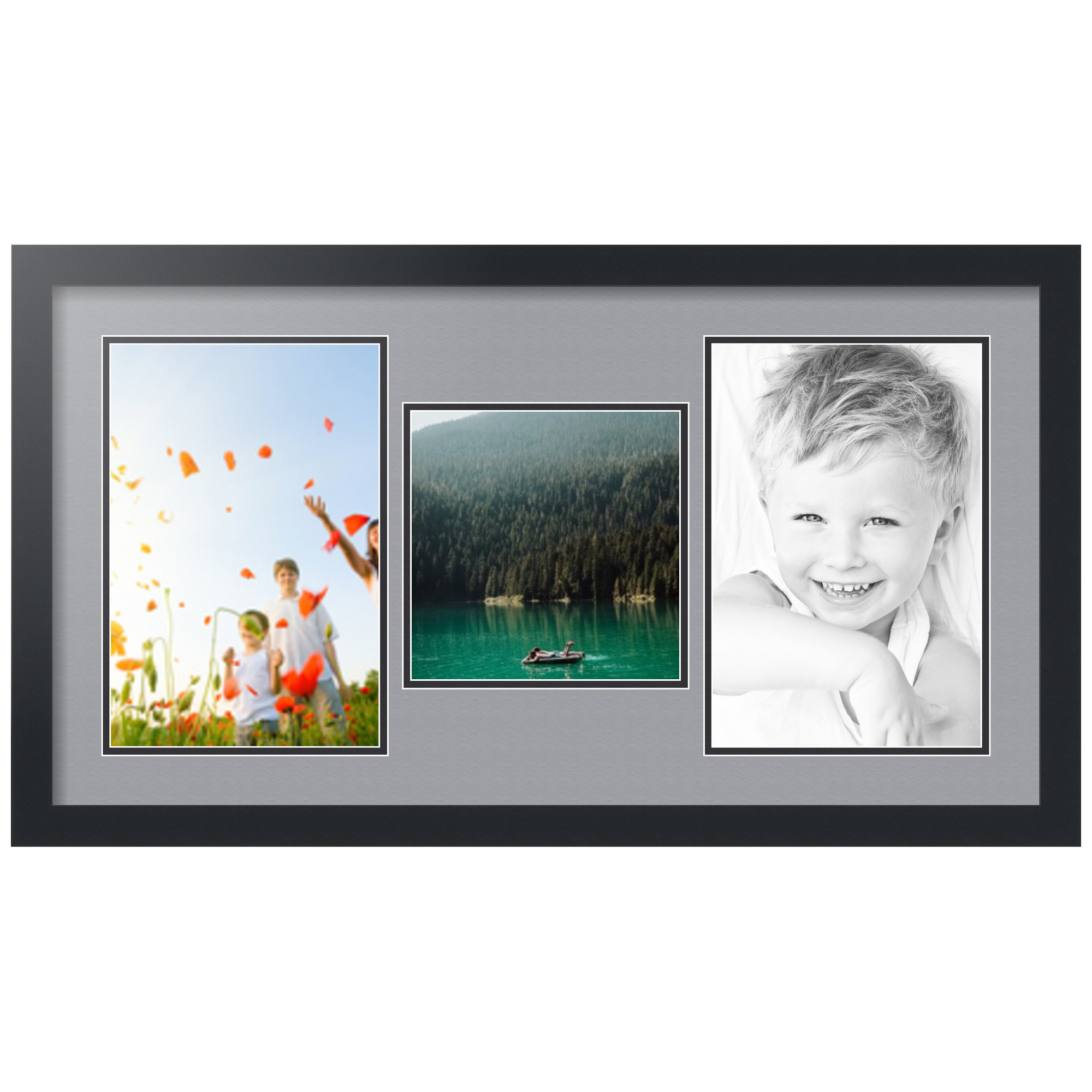 ArtToFrames Collage Photo Picture Frame with 1 - 8x8 and 2 - 8x12 ...