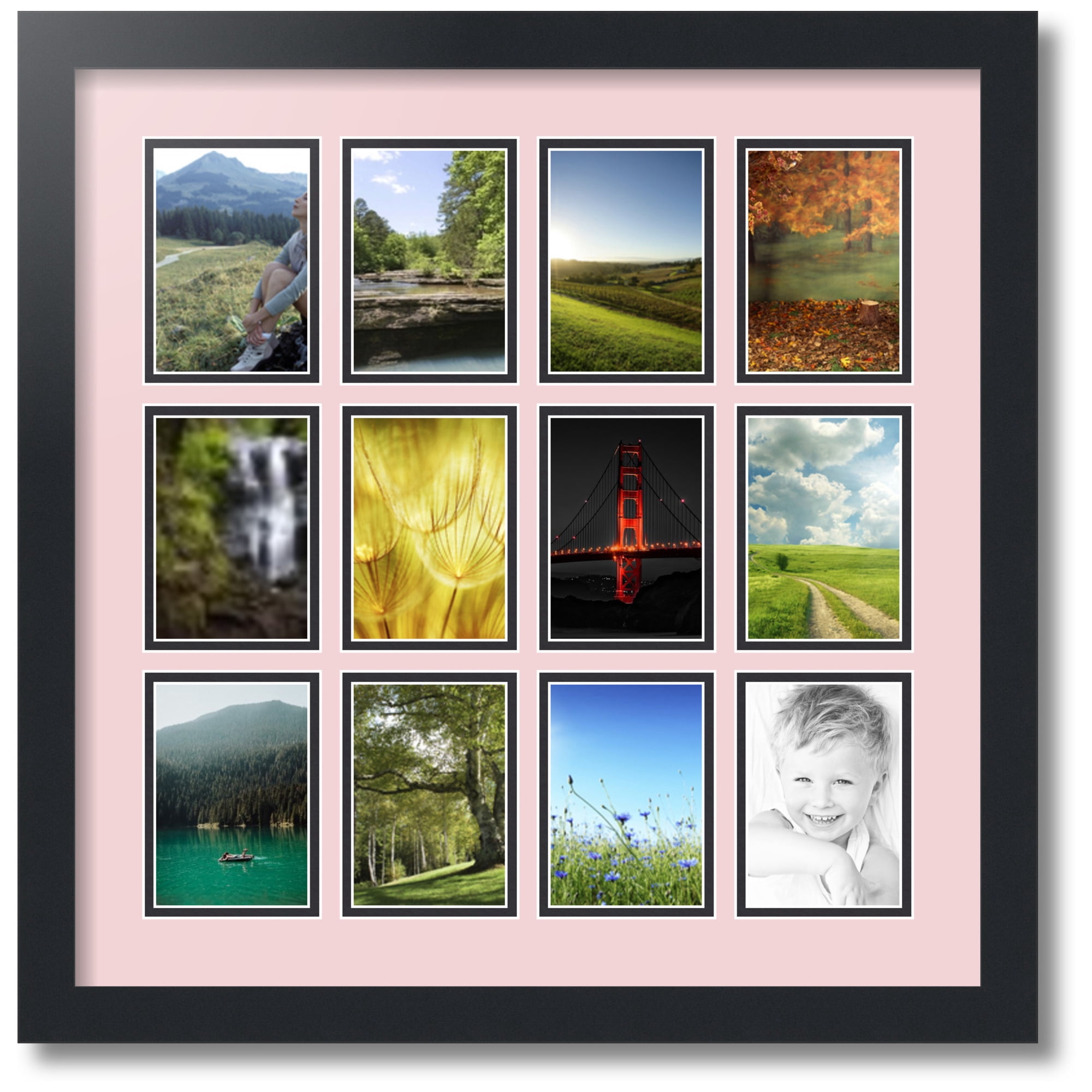 ArtToFrames Collage Photo Picture Frame with 12 - 3.25x4.75" Openings ...