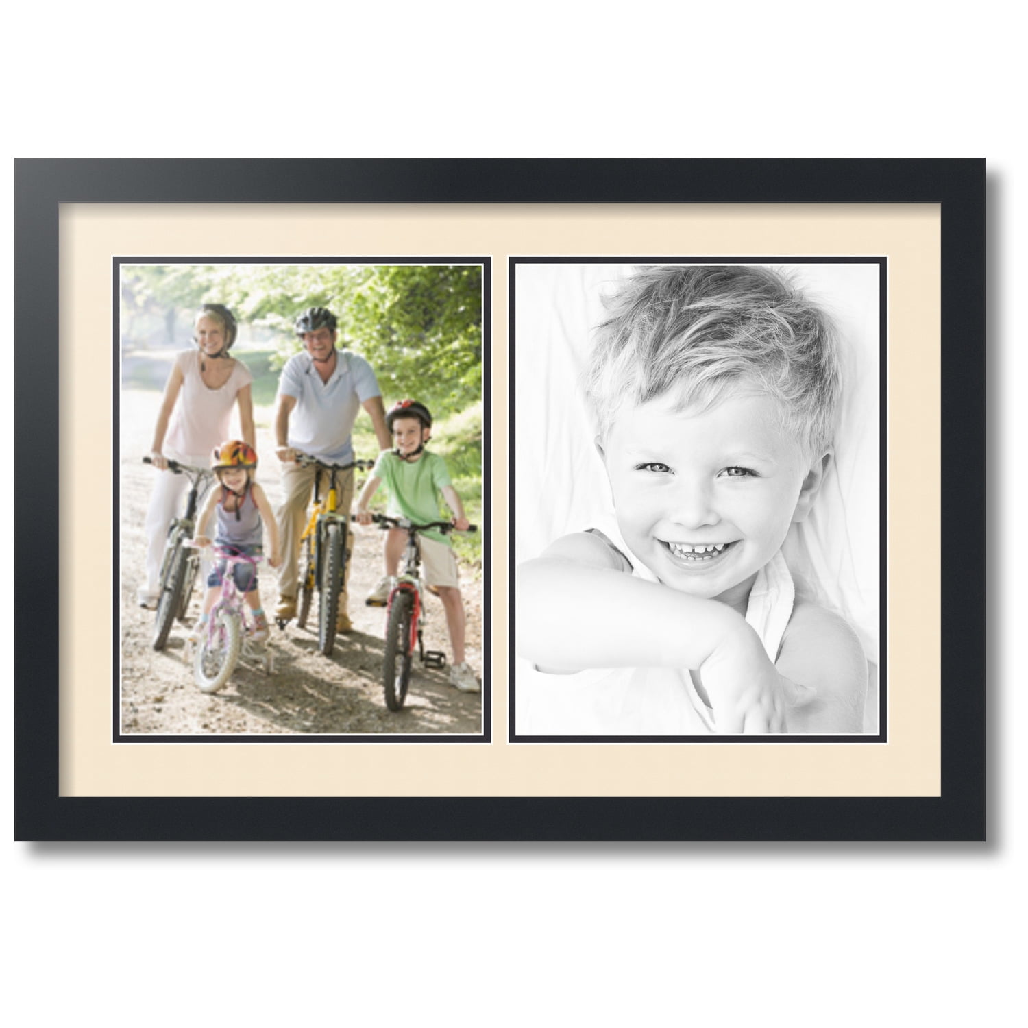 ArtToFrames Collage Photo Picture Frame with 2 - 10x13 Openings, Framed ...