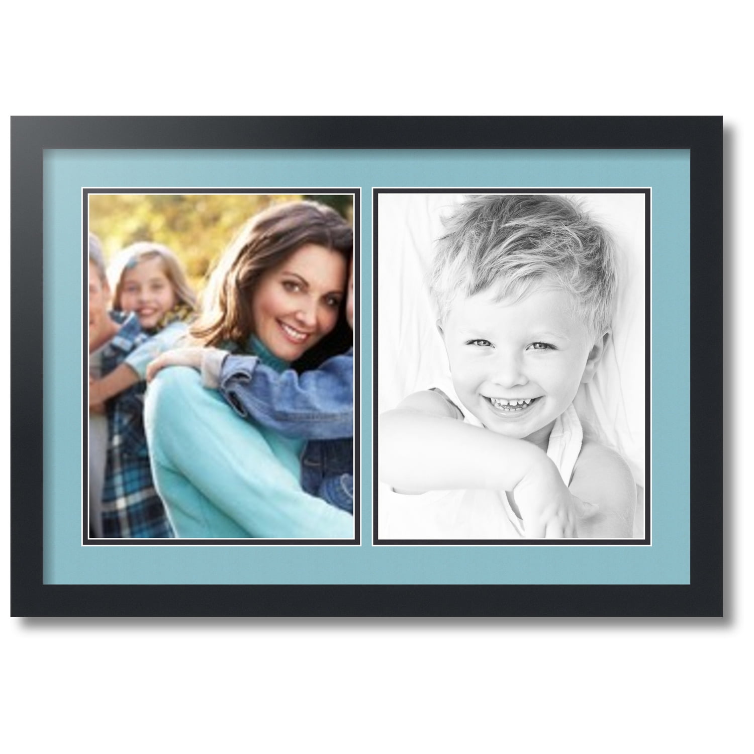 ArtToFrames Collage Photo Picture Frame with 2 - 10x13 Openings, Framed ...