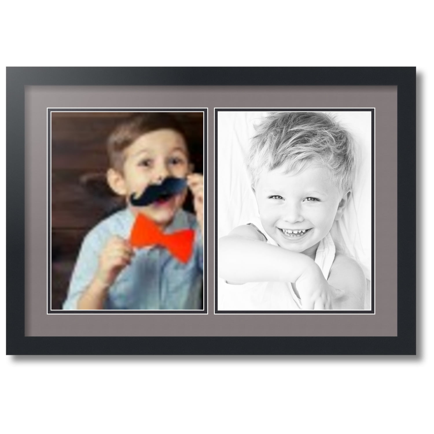 ArtToFrames Collage Photo Picture Frame with 2 - 10x13 Openings, Framed ...