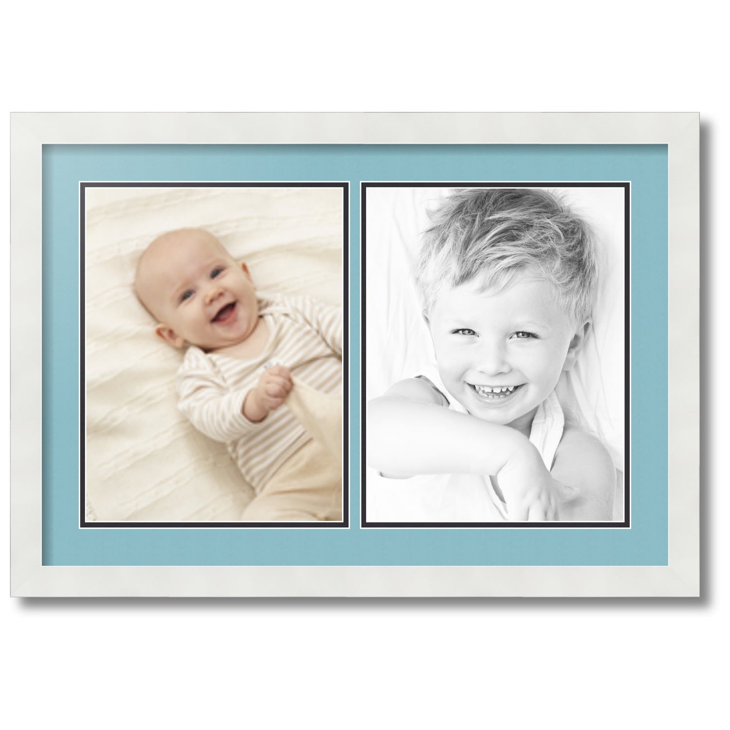ArtToFrames Collage Photo Picture Frame with 2 - 10x13 Openings, Framed ...