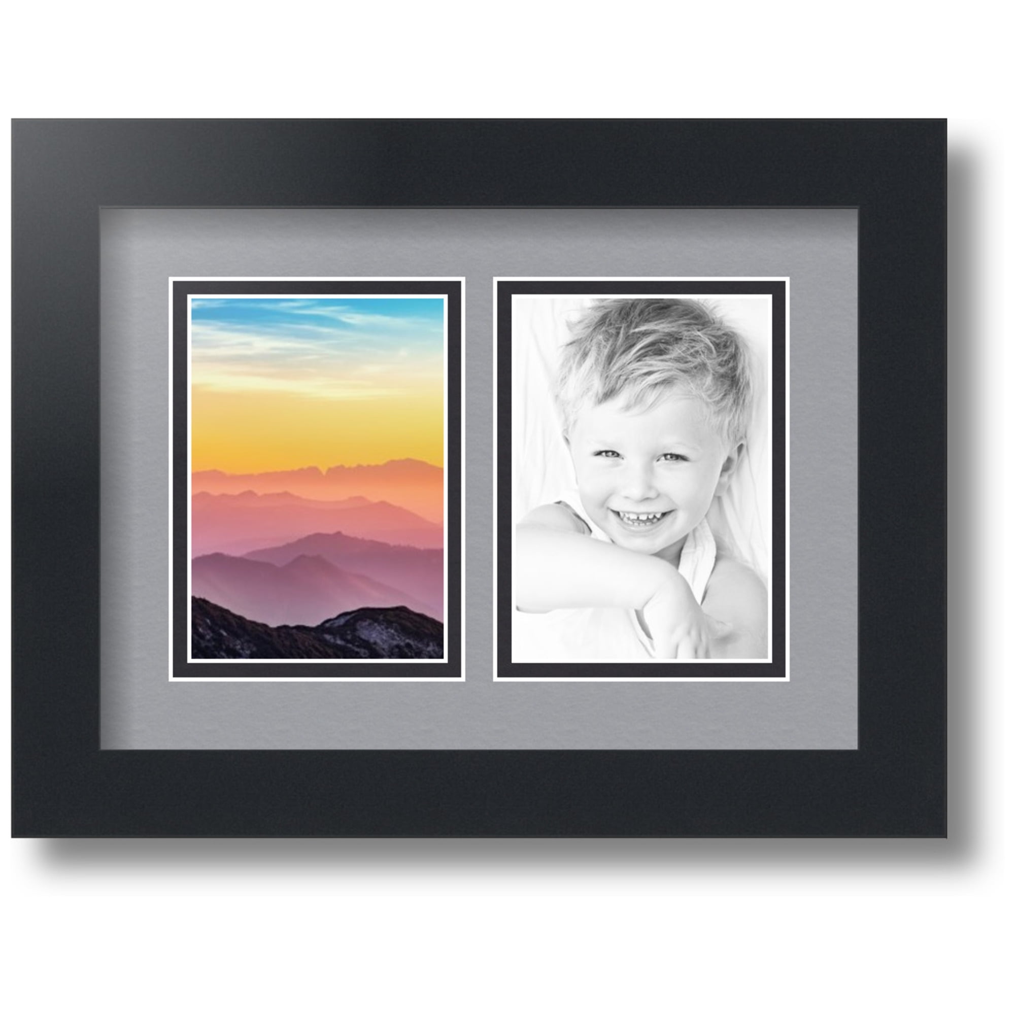 ArtToFrames Collage Photo Picture Frame with 2 - 3.5x5" Openings ...