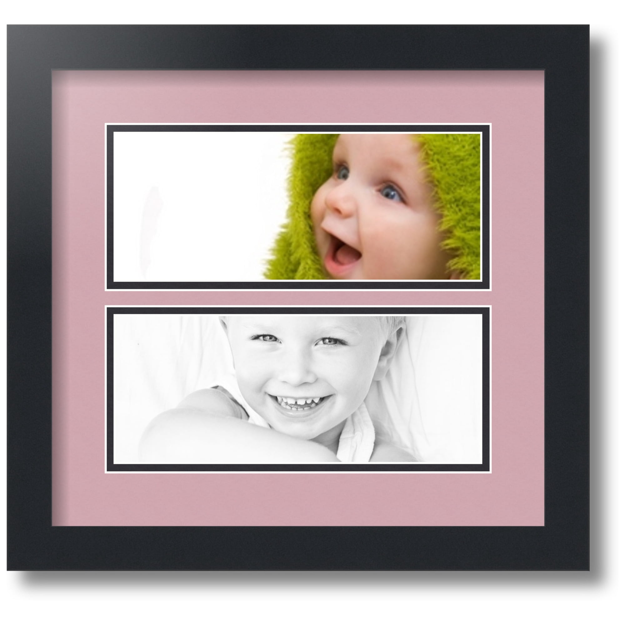 ArtToFrames Collage Photo Picture Frame with 2 - 4x10" Openings, Framed ...
