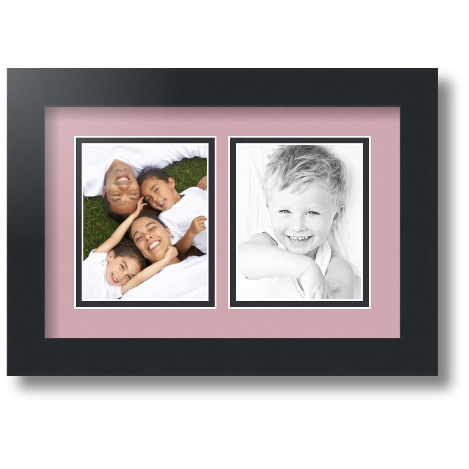 ArtToFrames Collage Photo Picture Frame with 2 - 4x5 Openings, Framed ...