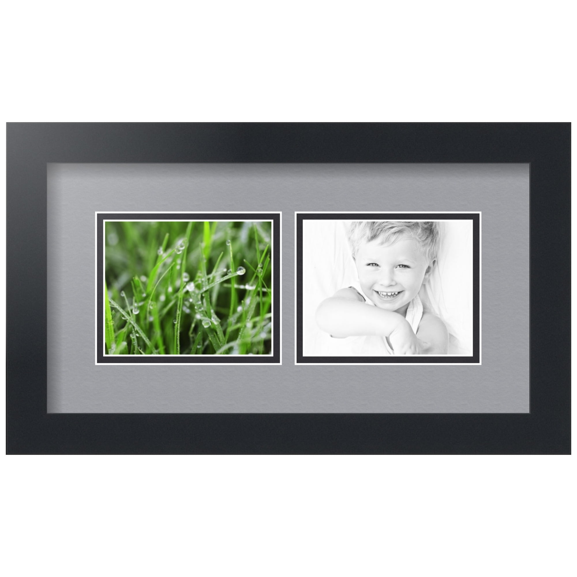 ArtToFrames Collage Photo Picture Frame with 2 - 4x5" Openings, Framed ...