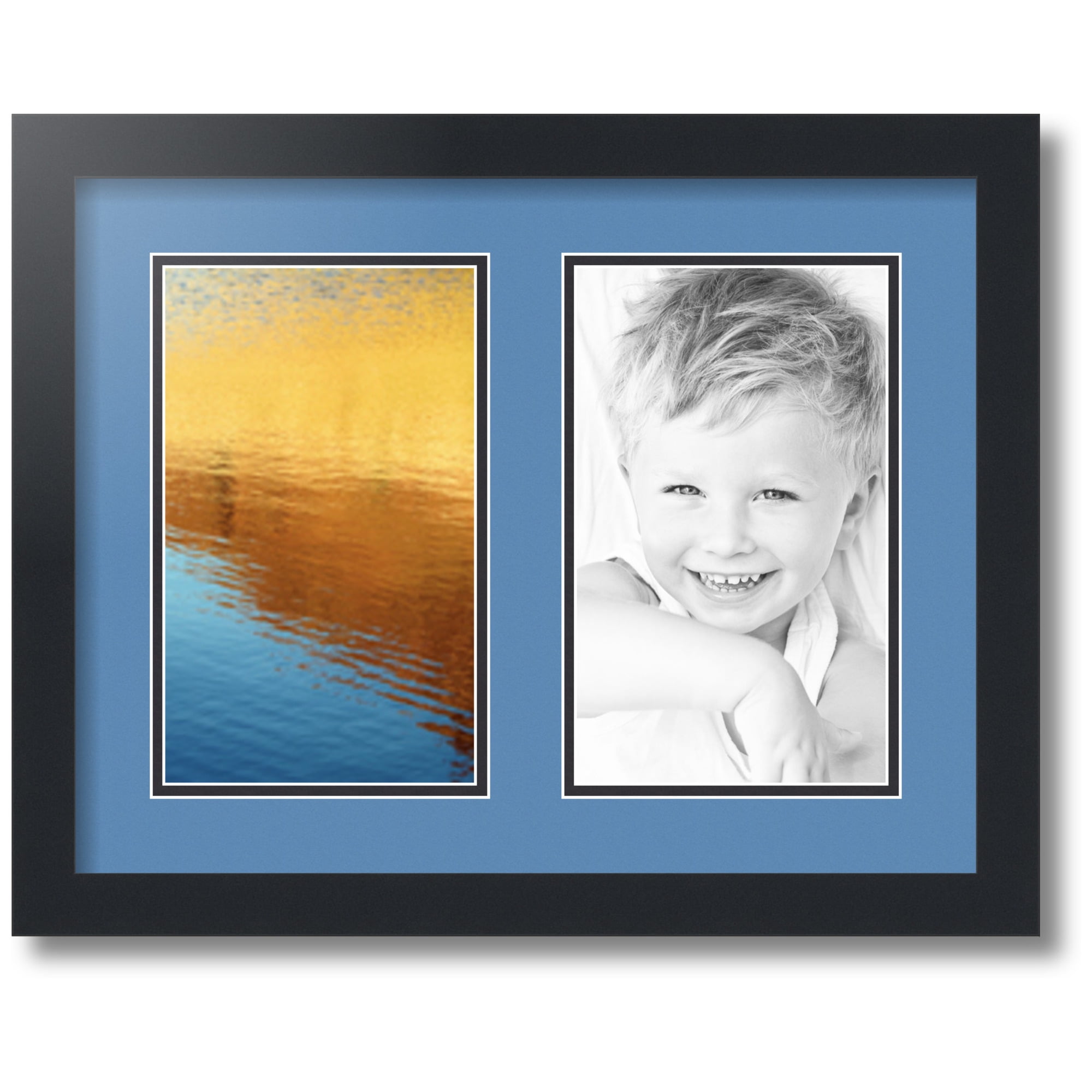 ArtToFrames Collage Photo Picture Frame with 2 - 6x10" Openings, Framed ...