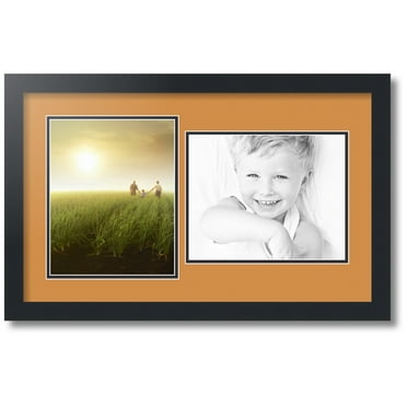 ArtToFrames Collage Photo Picture Frame with 2 - 4x6 Openings, Framed ...