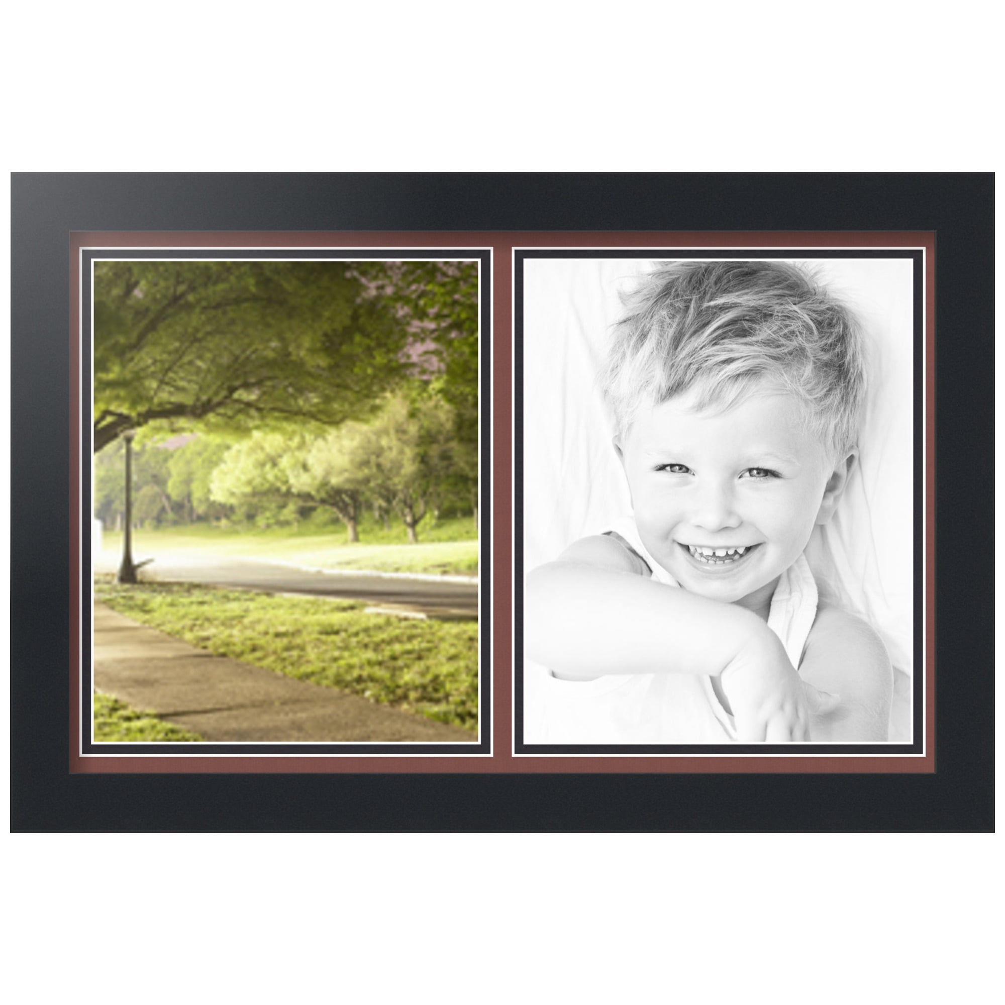 ArtToFrames Collage Photo Picture Frame with 2 - 8x10" Openings, Framed ...