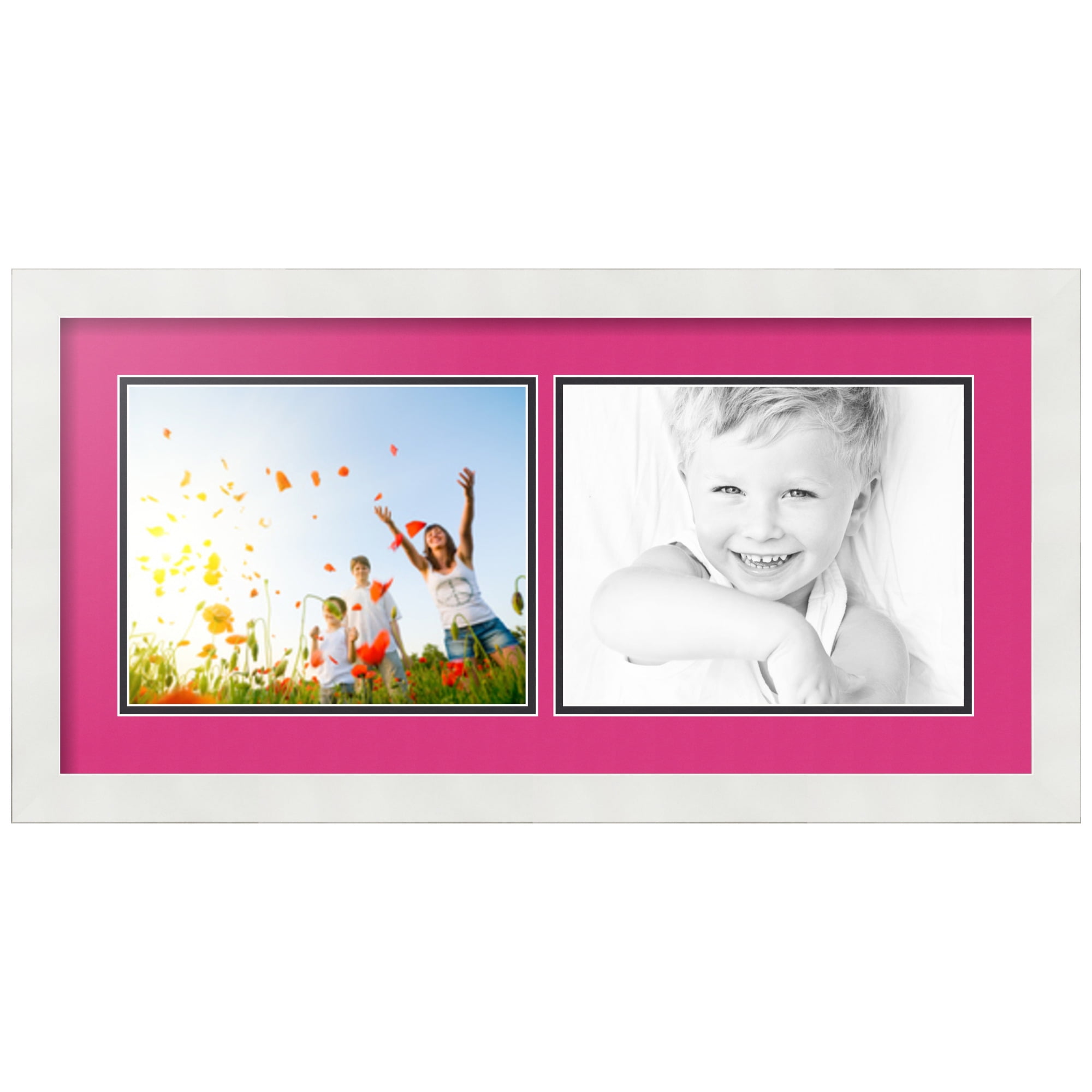 ArtToFrames Collage Photo Picture Frame with 2 - 8x10" Openings, Framed ...