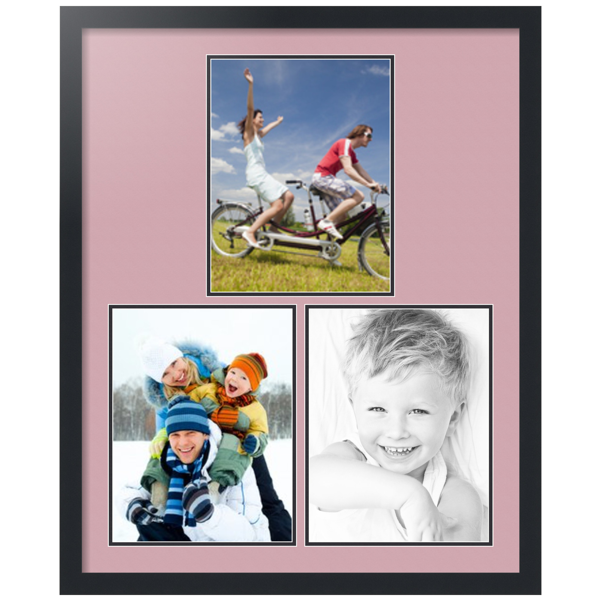 ArtToFrames Collage Photo Picture Frame with 3 - 10x13 Openings, Framed ...