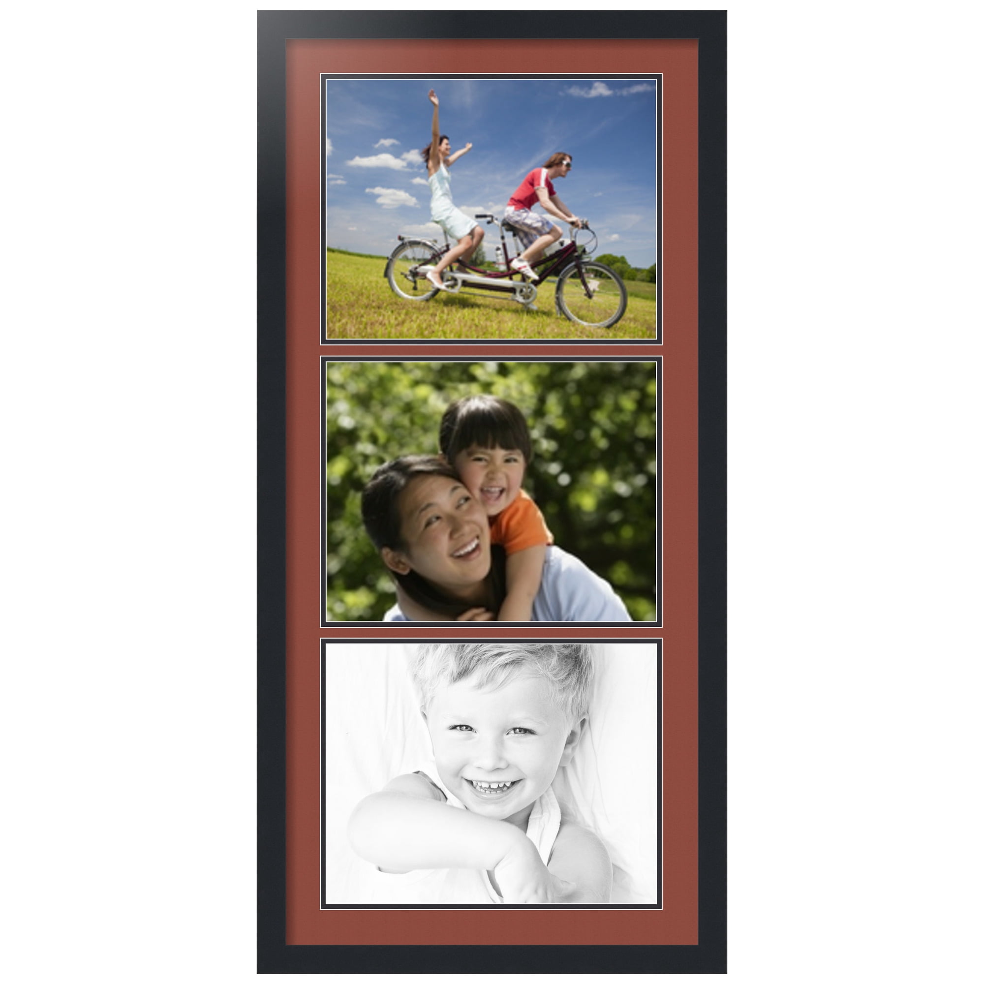 ArtToFrames Collage Photo Picture Frame with 3 - 11x14 Openings, Framed ...