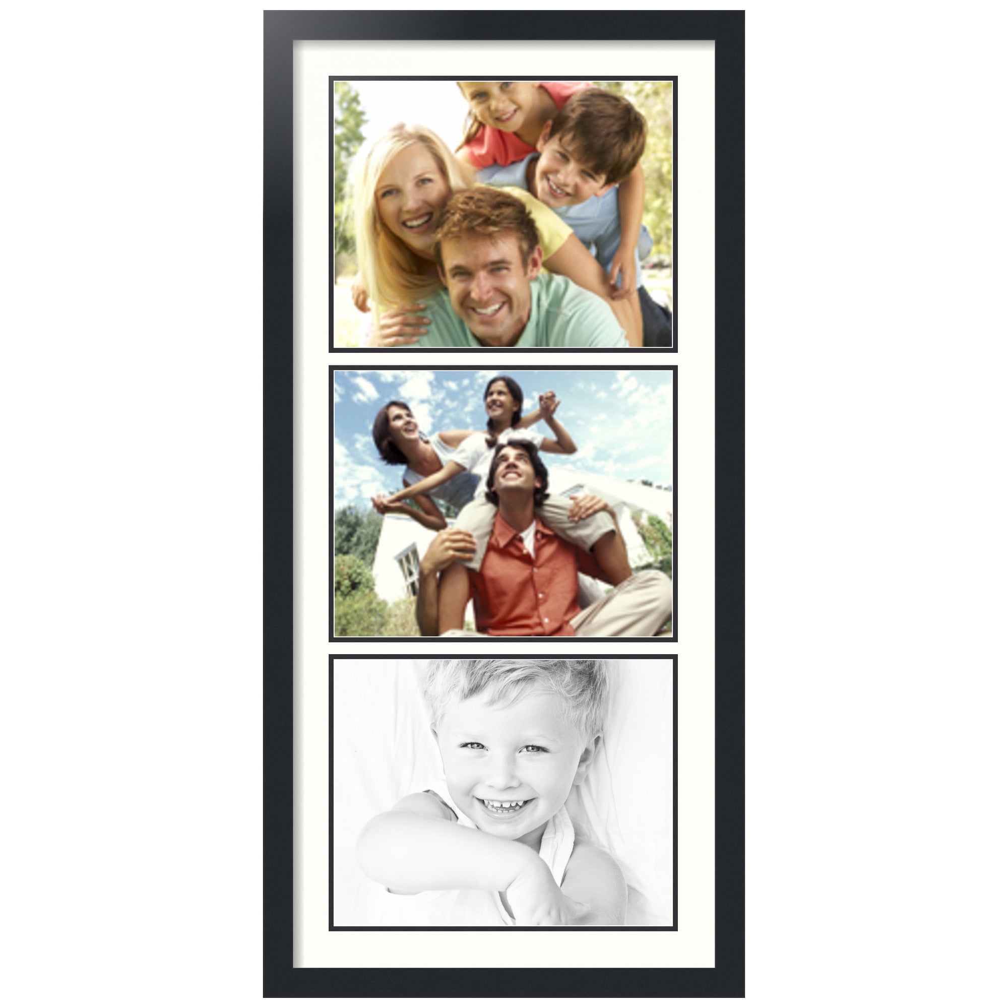 ArtToFrames Collage Photo Picture Frame with 3 - 11x14 Openings, Framed ...