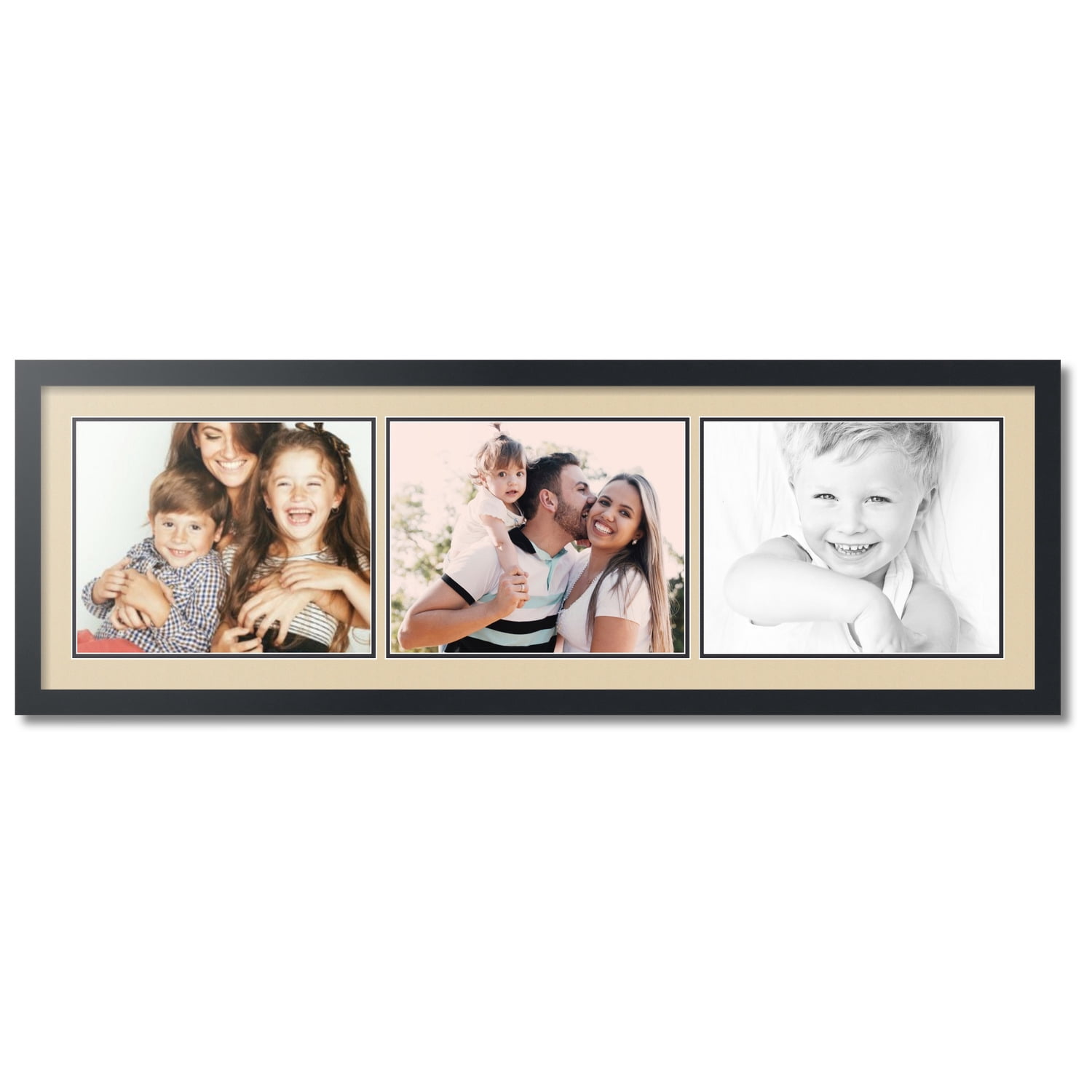 ArtToFrames Collage Photo Picture Frame with 3 - 11x14 Openings, Framed ...