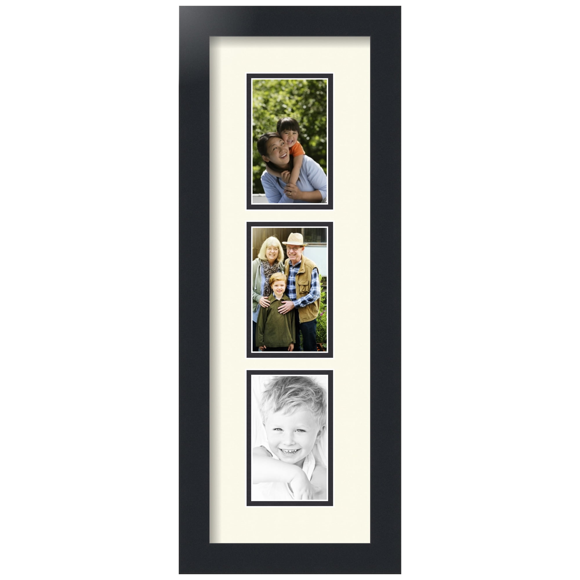 ArtToFrames Collage Photo Picture Frame with 3 - 3x5" Openings, Framed ...