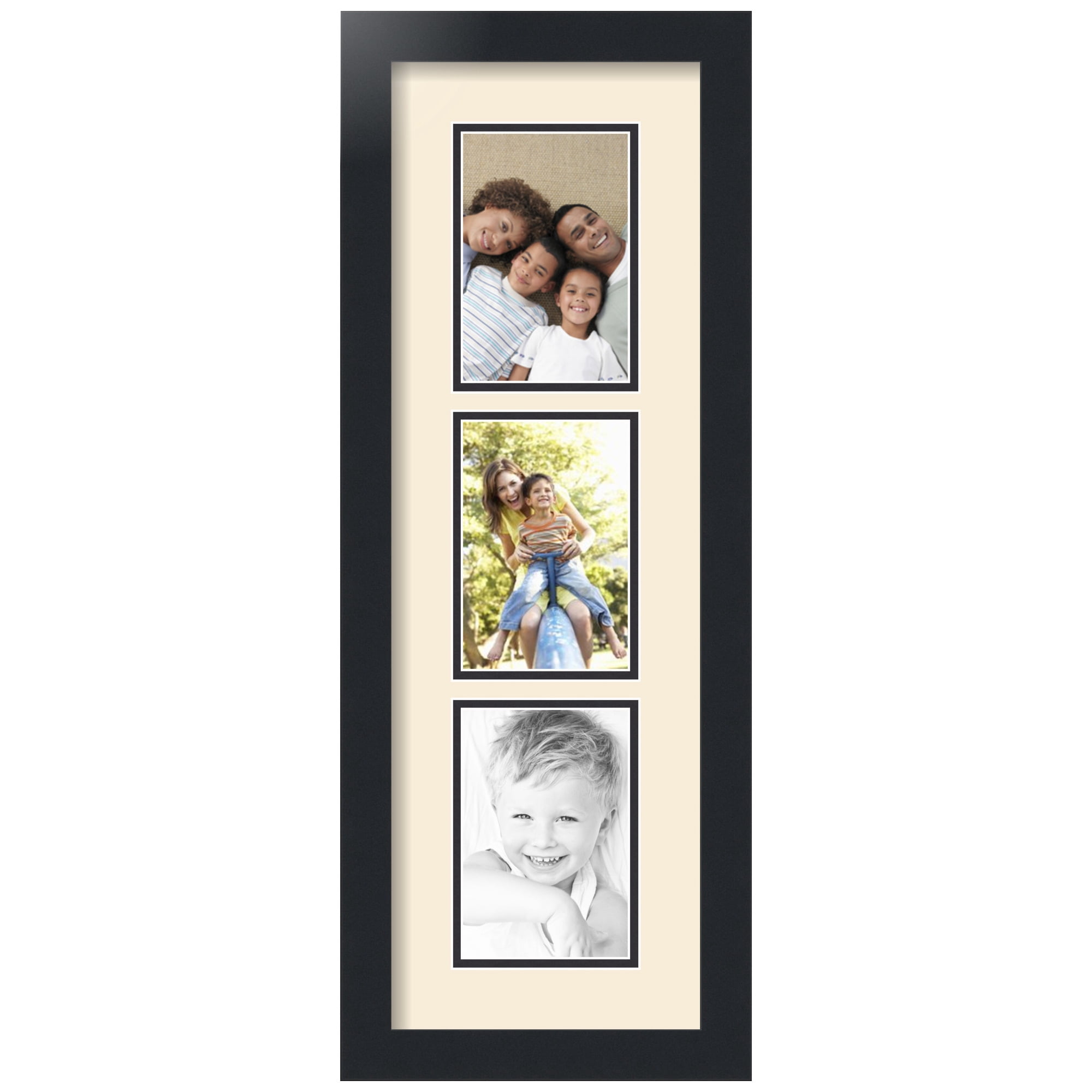 ArtToFrames Collage Photo Picture Frame with 3 - 4x6" Openings, Framed ...