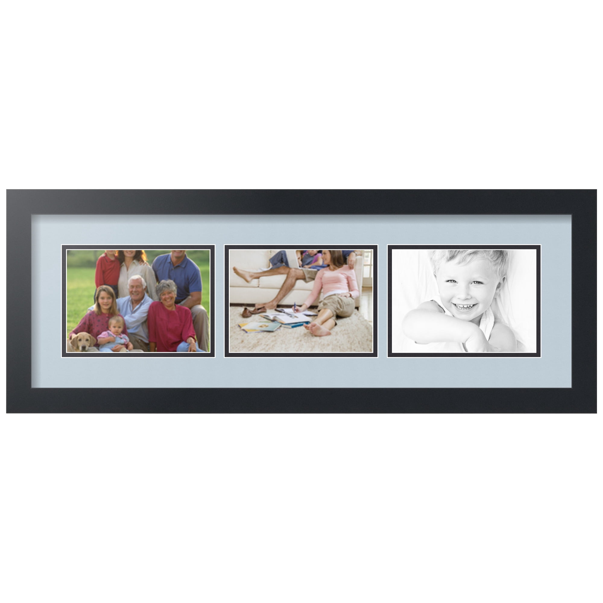 ArtToFrames Collage Photo Picture Frame with 3 - 5x7" Openings, Framed ...