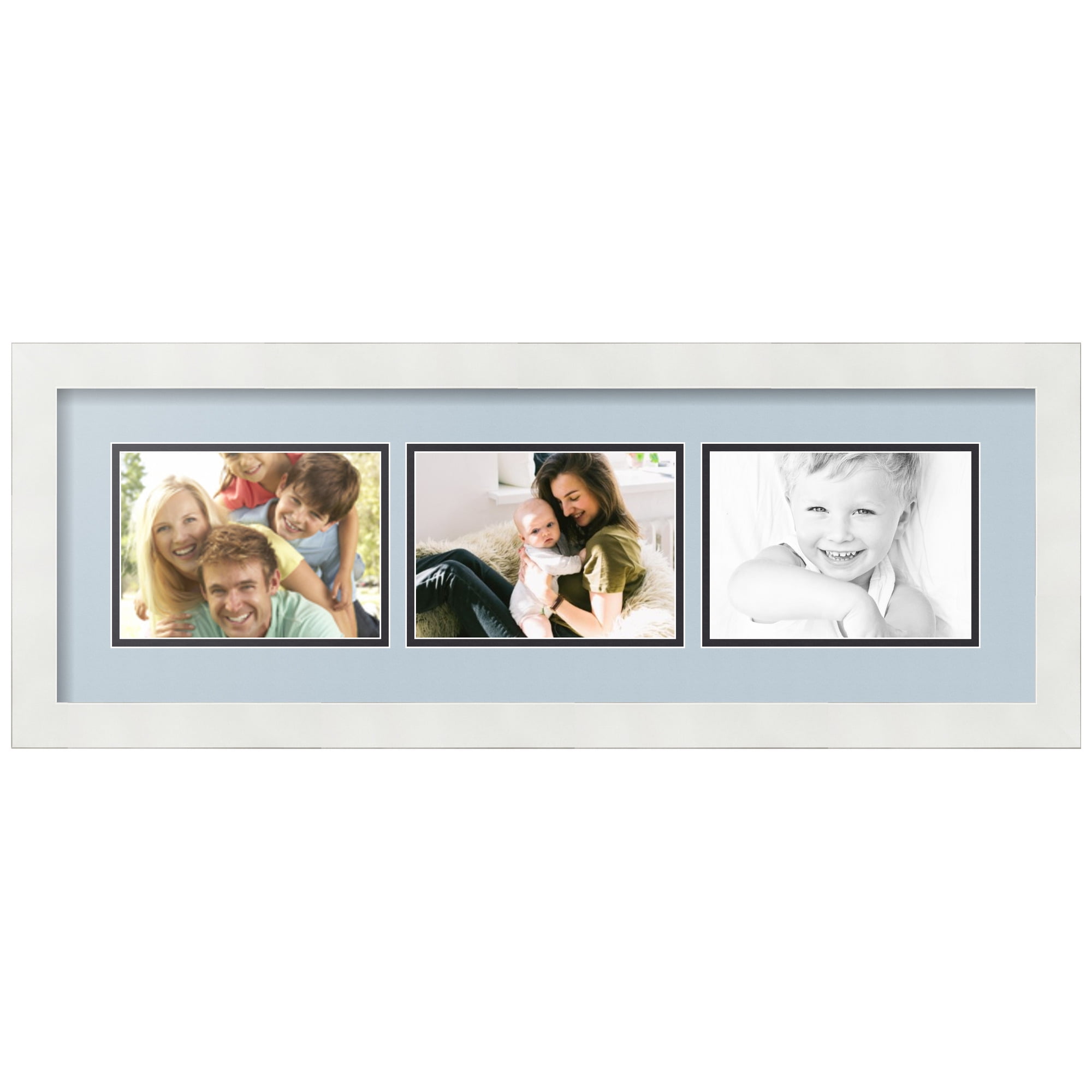ArtToFrames Collage Photo Picture Frame with 3 - 5x7" Openings, Framed ...