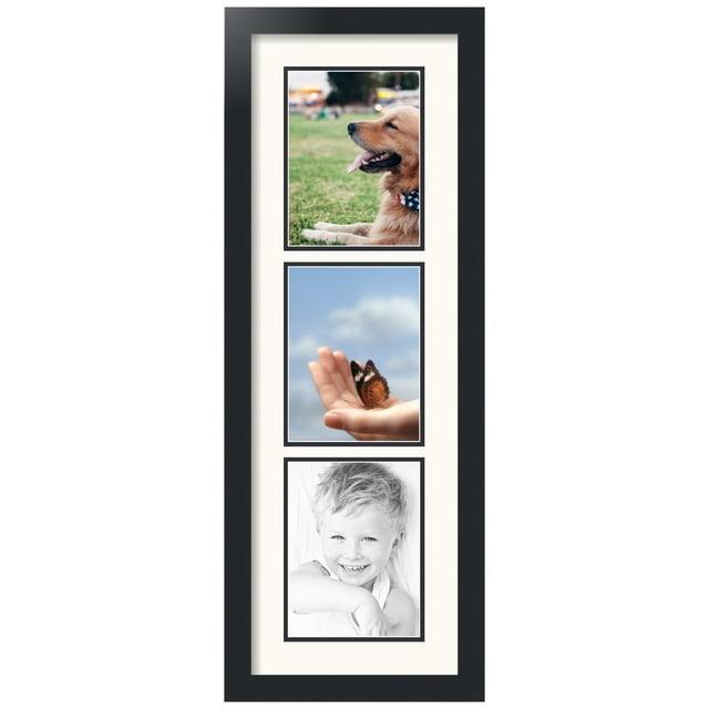 ArtToFrames Collage Photo Picture Frame with 3 - 6x8" Openings, Framed ...