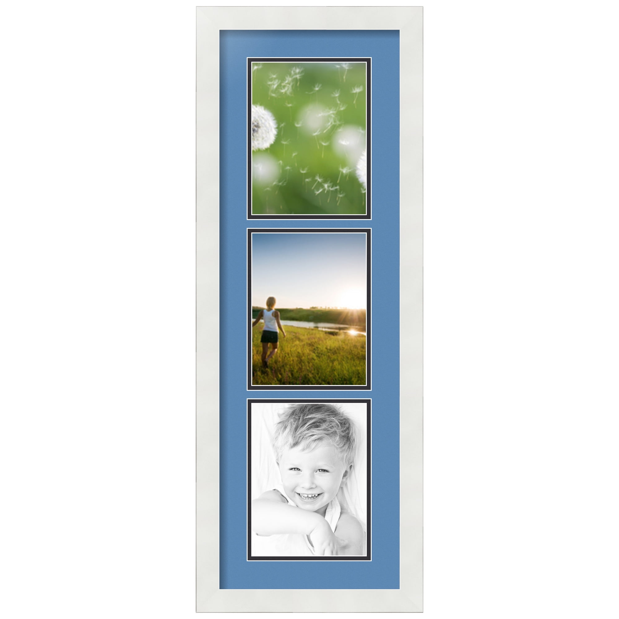 ArtToFrames Collage Photo Picture Frame with 3 - 6x8" Openings, Framed ...