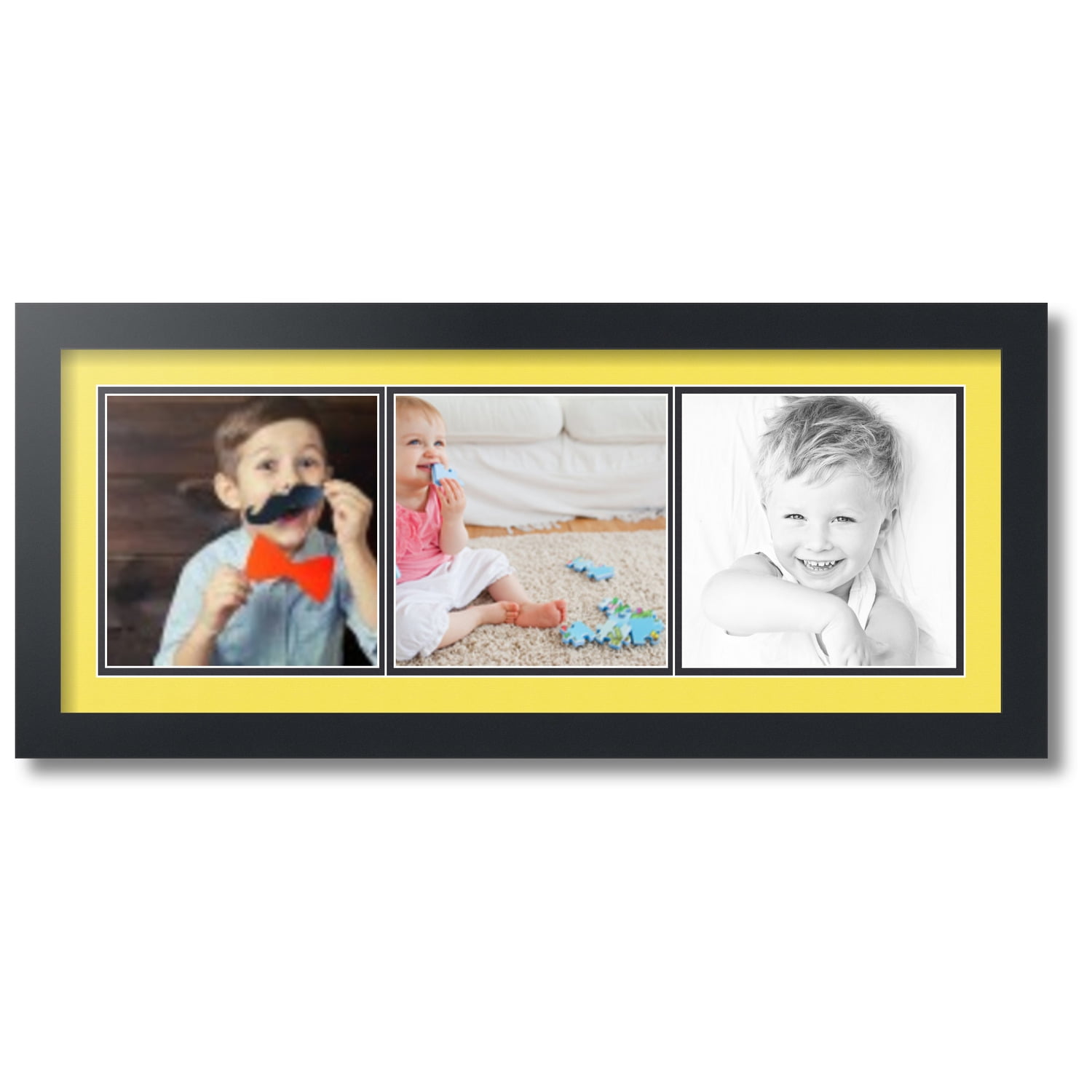 ArtToFrames Collage Photo Picture Frame with 3 - 7.25x7.25 Openings ...
