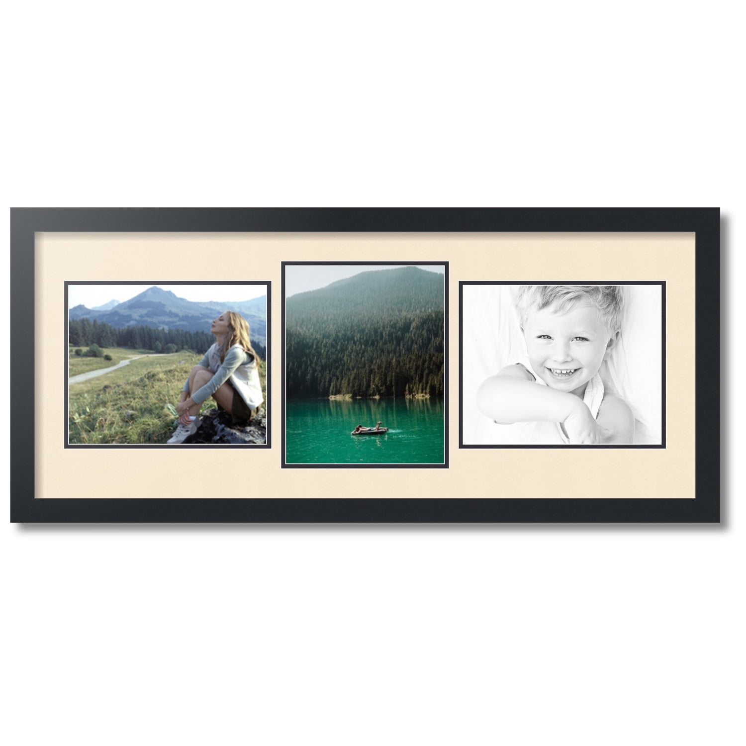 ArtToFrames Collage Photo Picture Frame with 3 - 8x10 Openings, Framed ...