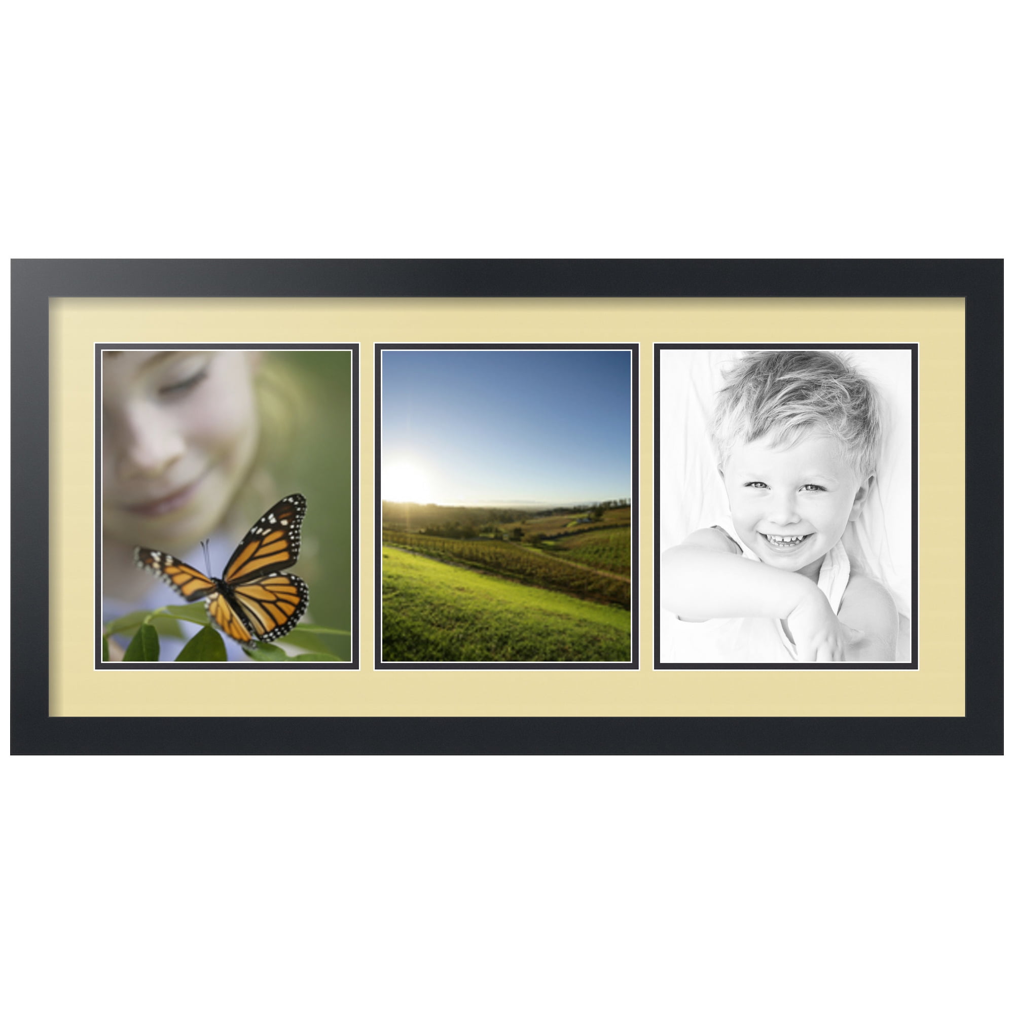 ArtToFrames Collage Photo Picture Frame with 3 - 8x10" Openings, Framed ...