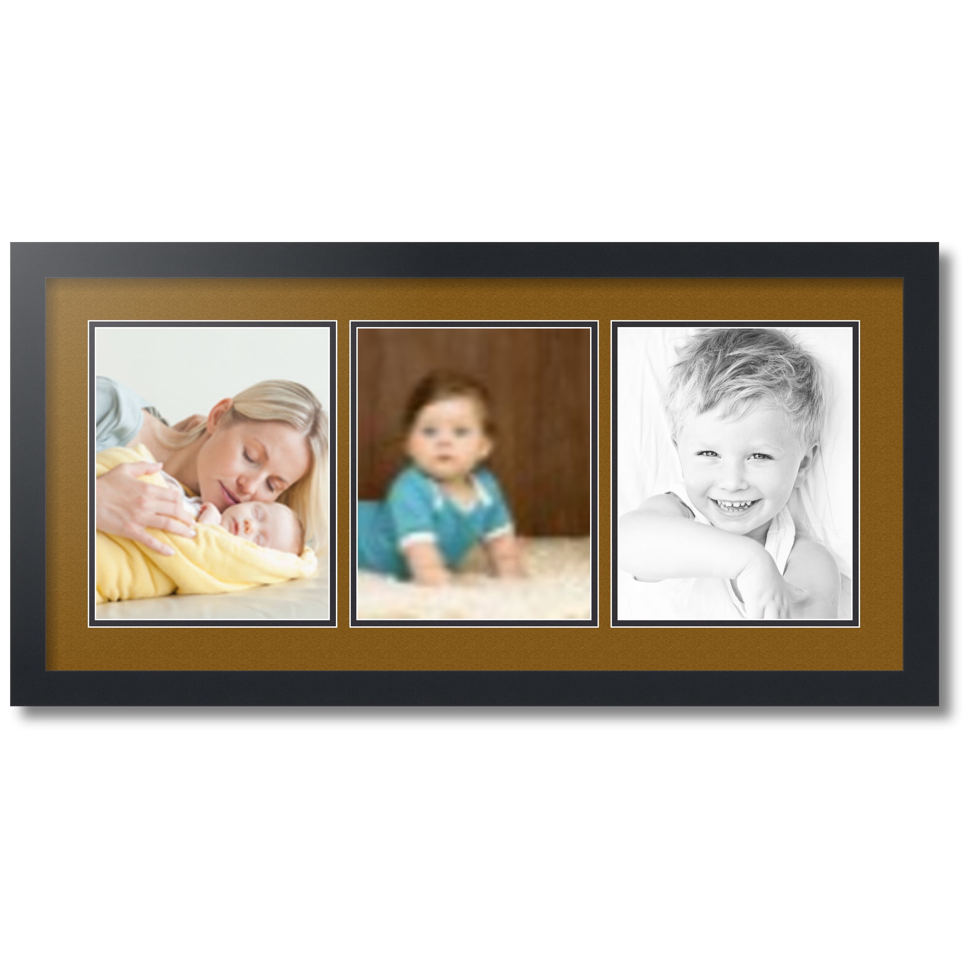 ArtToFrames Collage Photo Picture Frame with 3 - 8x10" Openings, Framed ...
