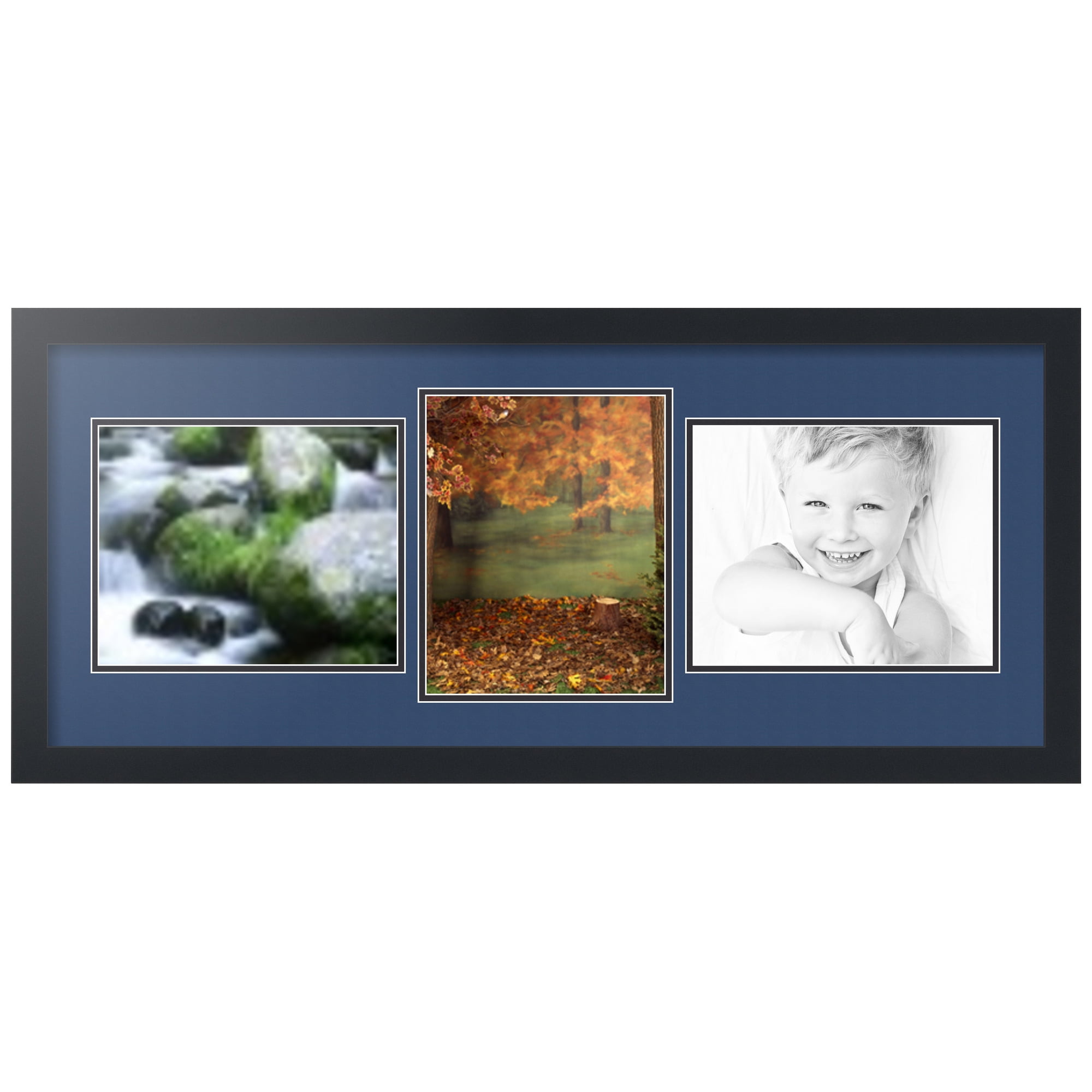 ArtToFrames Collage Photo Picture Frame with 3 - 8x10" Openings, Framed ...