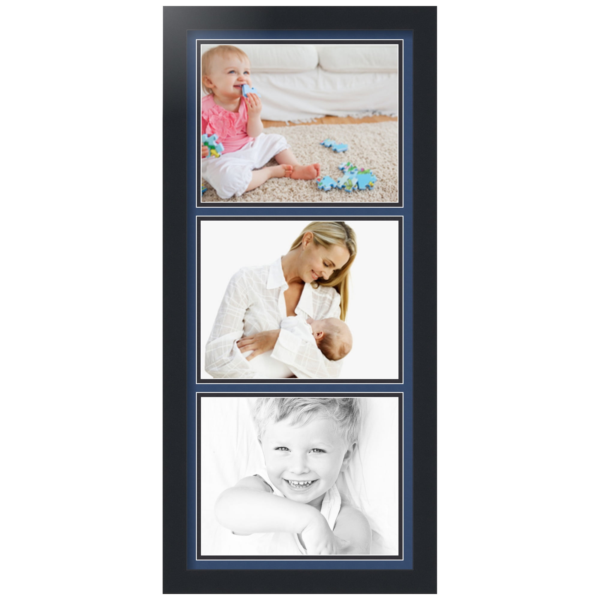 ArtToFrames Collage Photo Picture Frame with 3 - 8x10" Openings, Framed ...