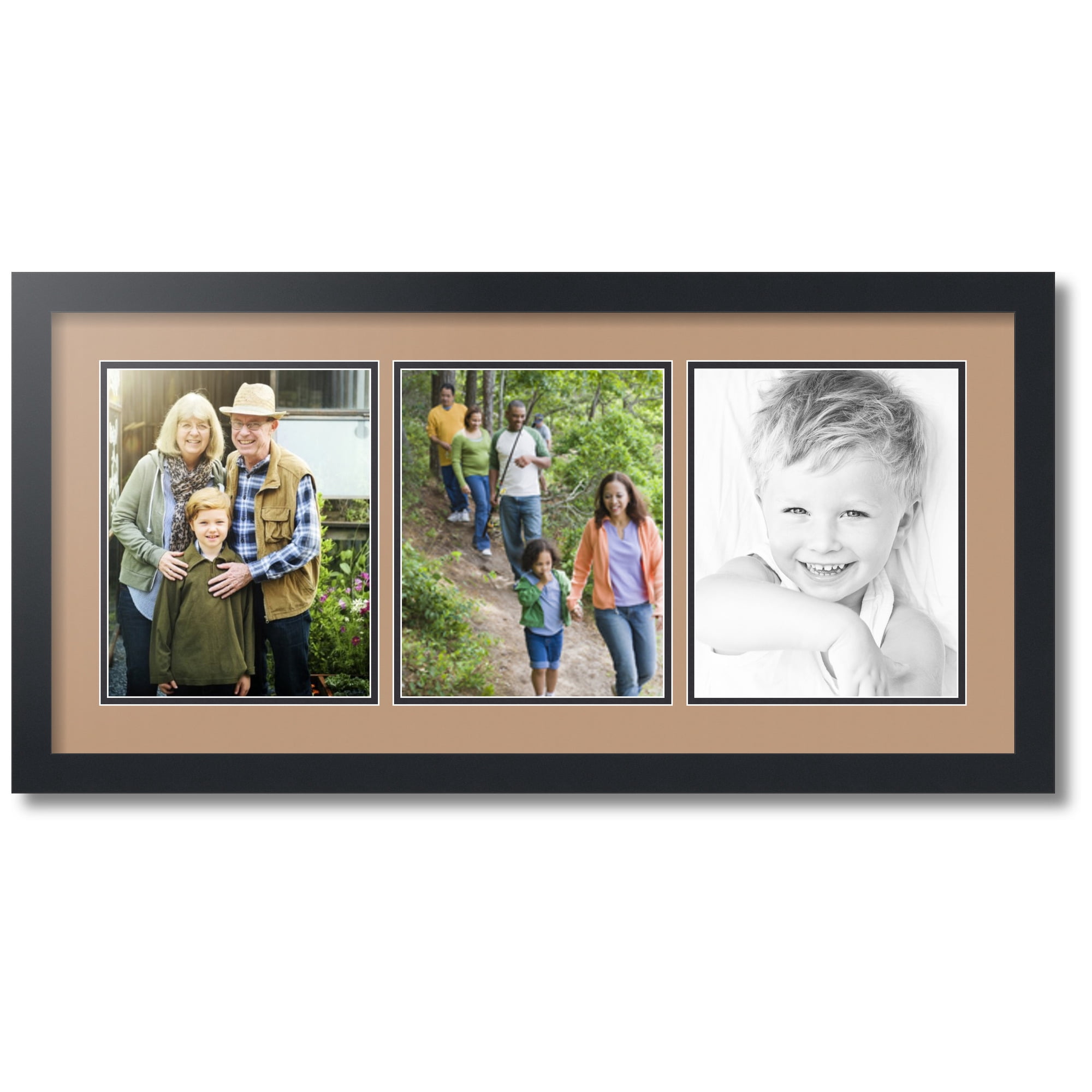 ArtToFrames Collage Photo Picture Frame with 3 - 8x10" Openings, Framed ...