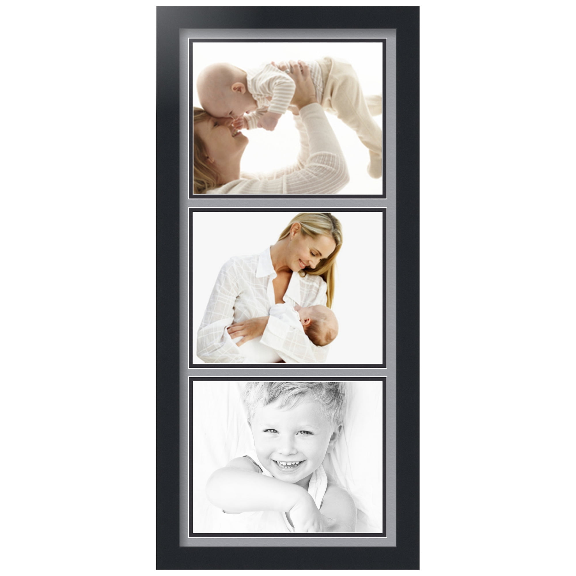 ArtToFrames Collage Photo Picture Frame with 3 - 8x10" Openings, Framed ...