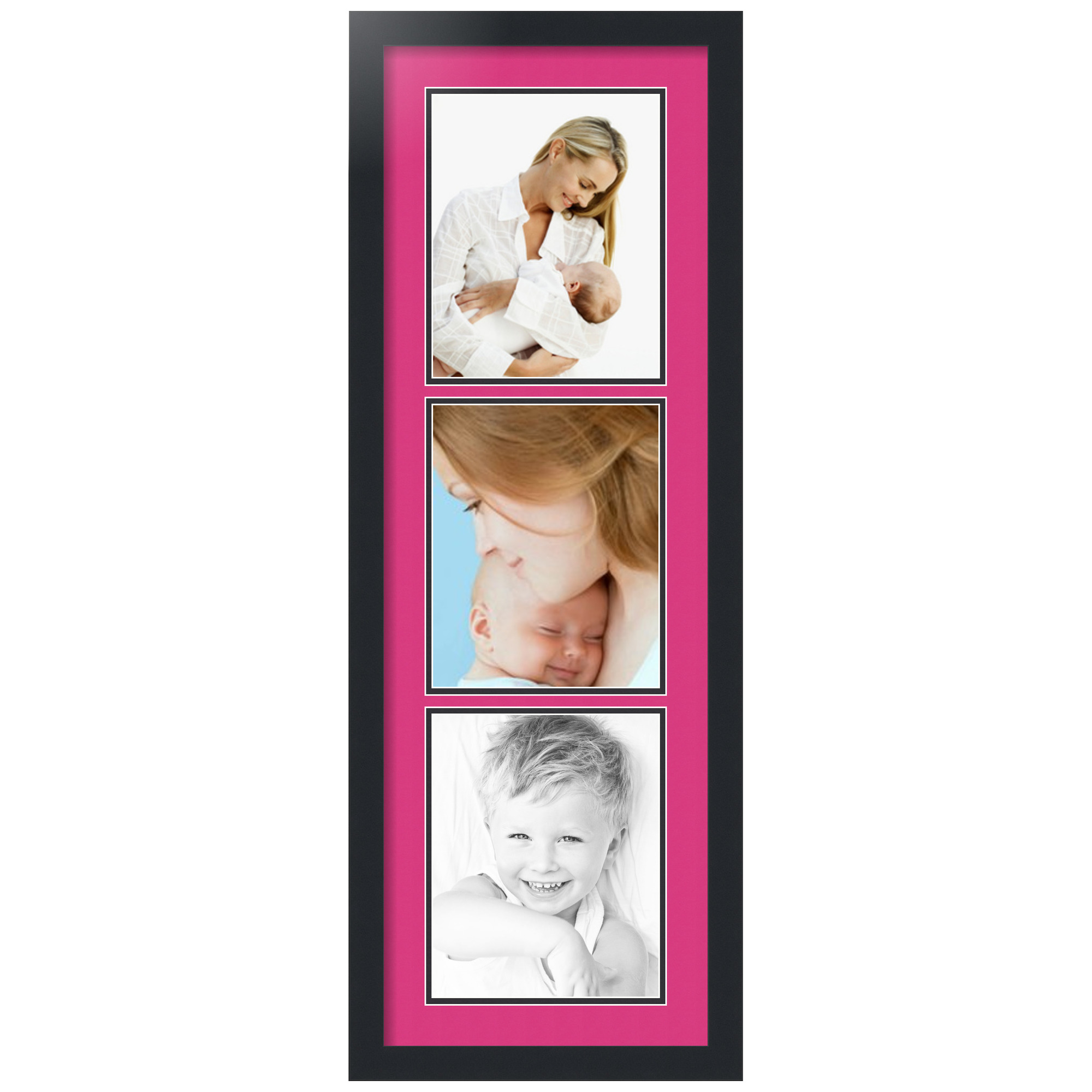 ArtToFrames Collage Photo Picture Frame with 3 - 8x10" Openings, Framed ...