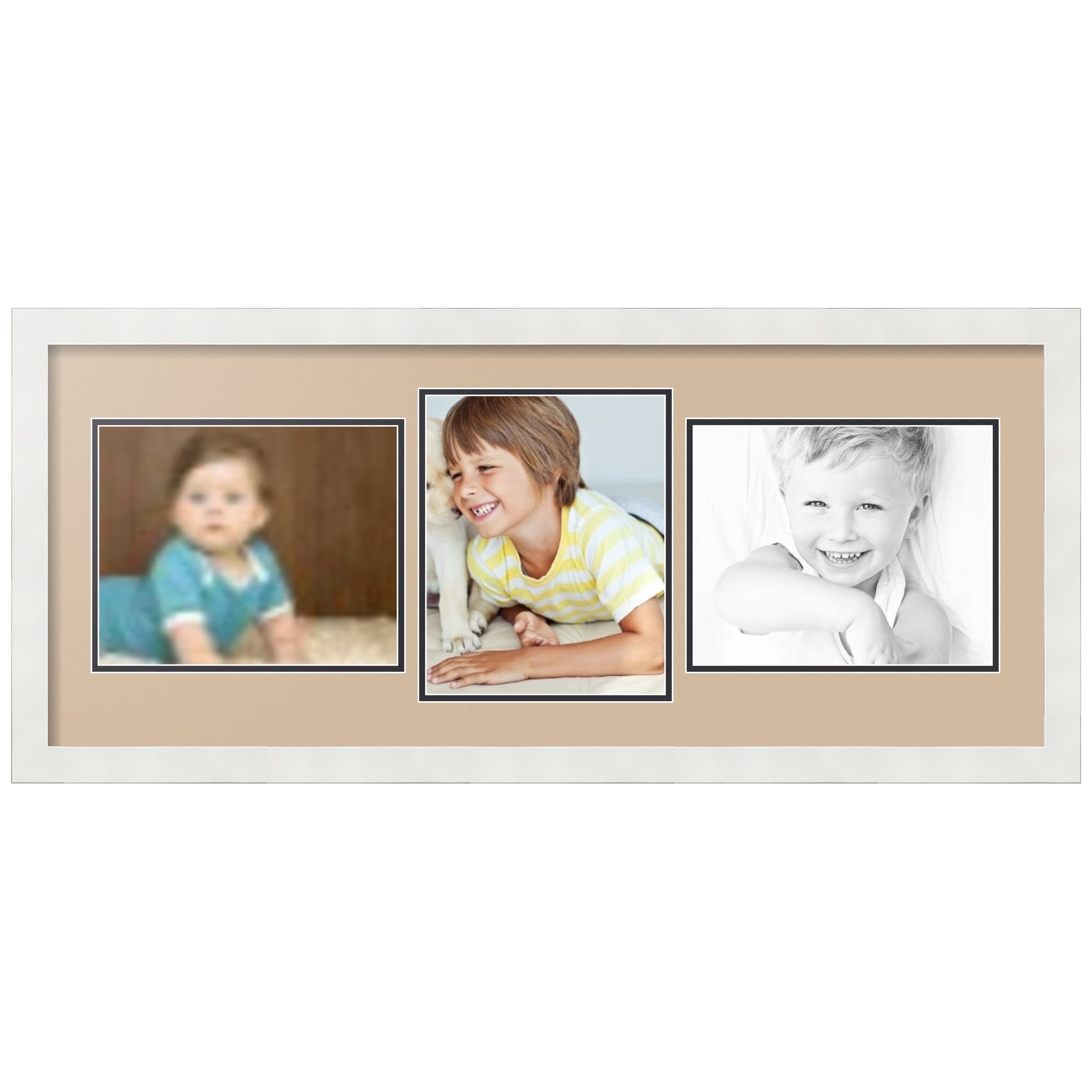 ArtToFrames Collage Photo Picture Frame with 3 - 8x10" Openings, Framed ...