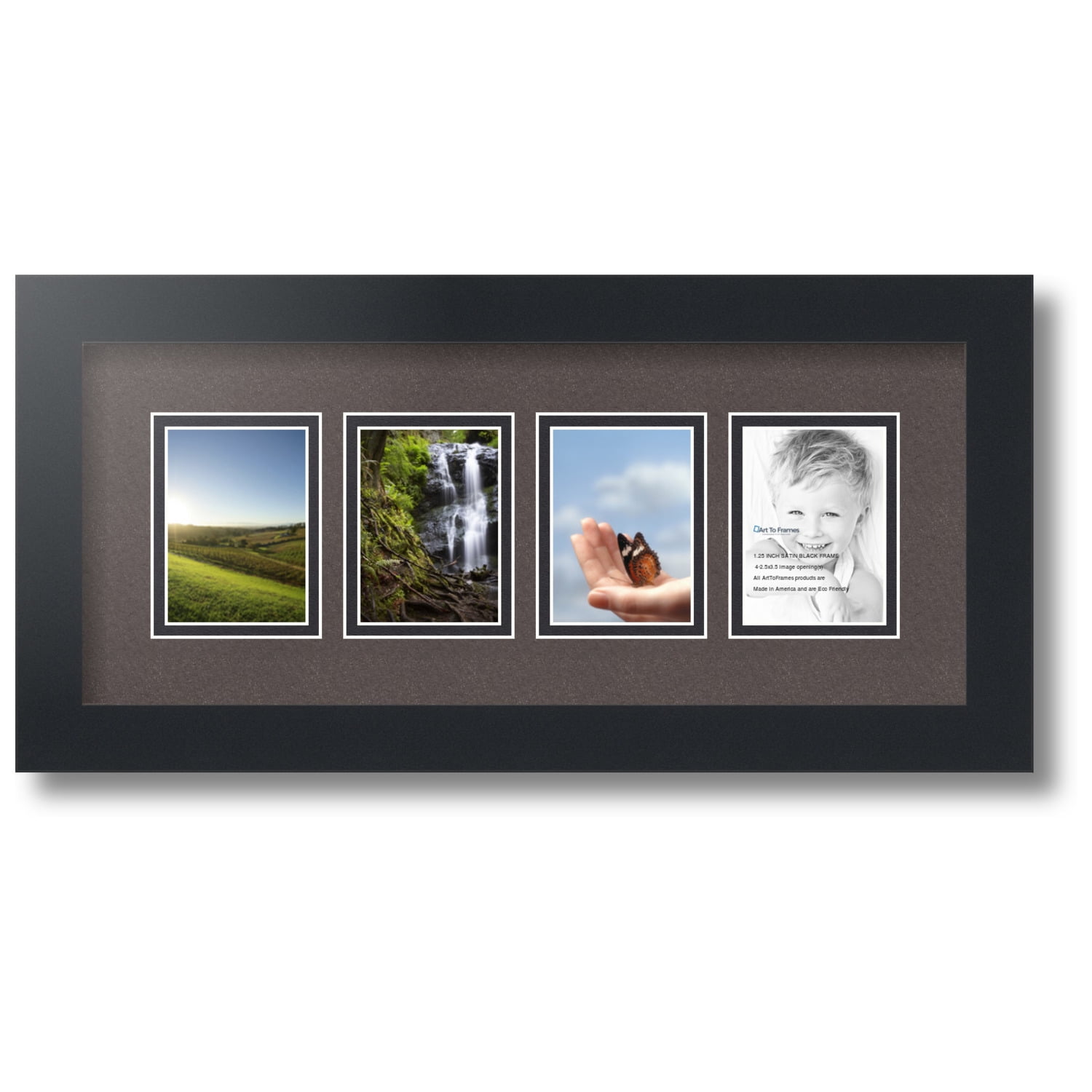 ArtToFrames Collage Photo Picture Frame with 4 - 2.5x3.5 Openings ...