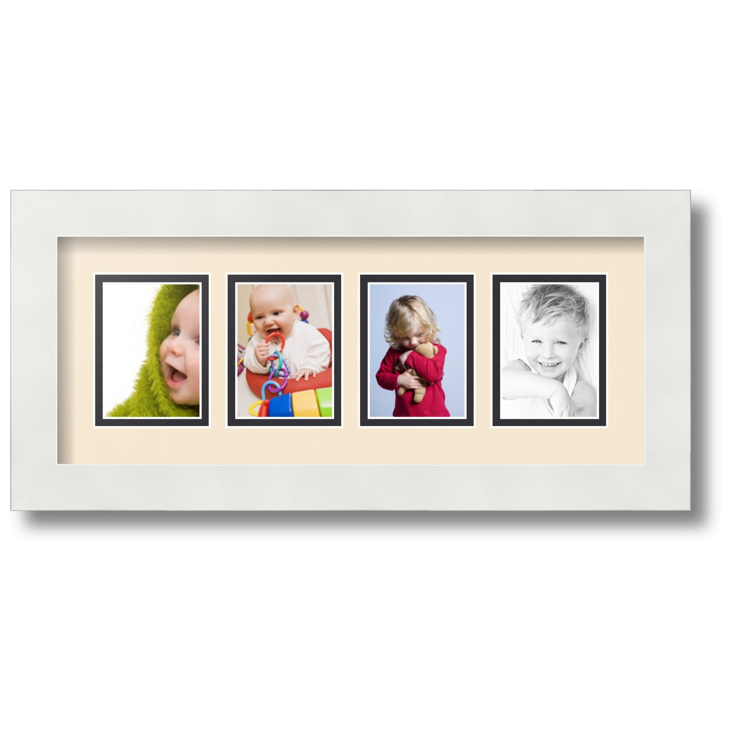 ArtToFrames Collage Photo Picture Frame with 4 - 2.5x3.5 Openings ...