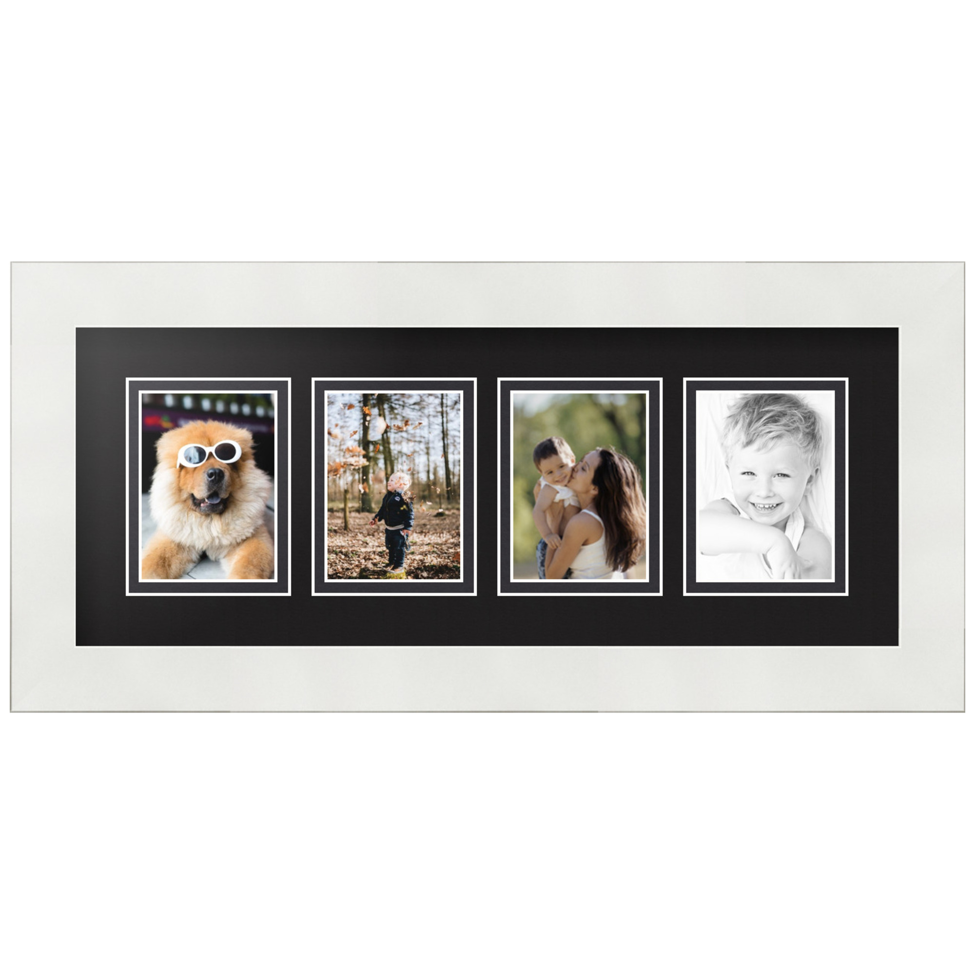 ArtToFrames Collage Photo Picture Frame with 4 - 2.5x3.5" Openings ...