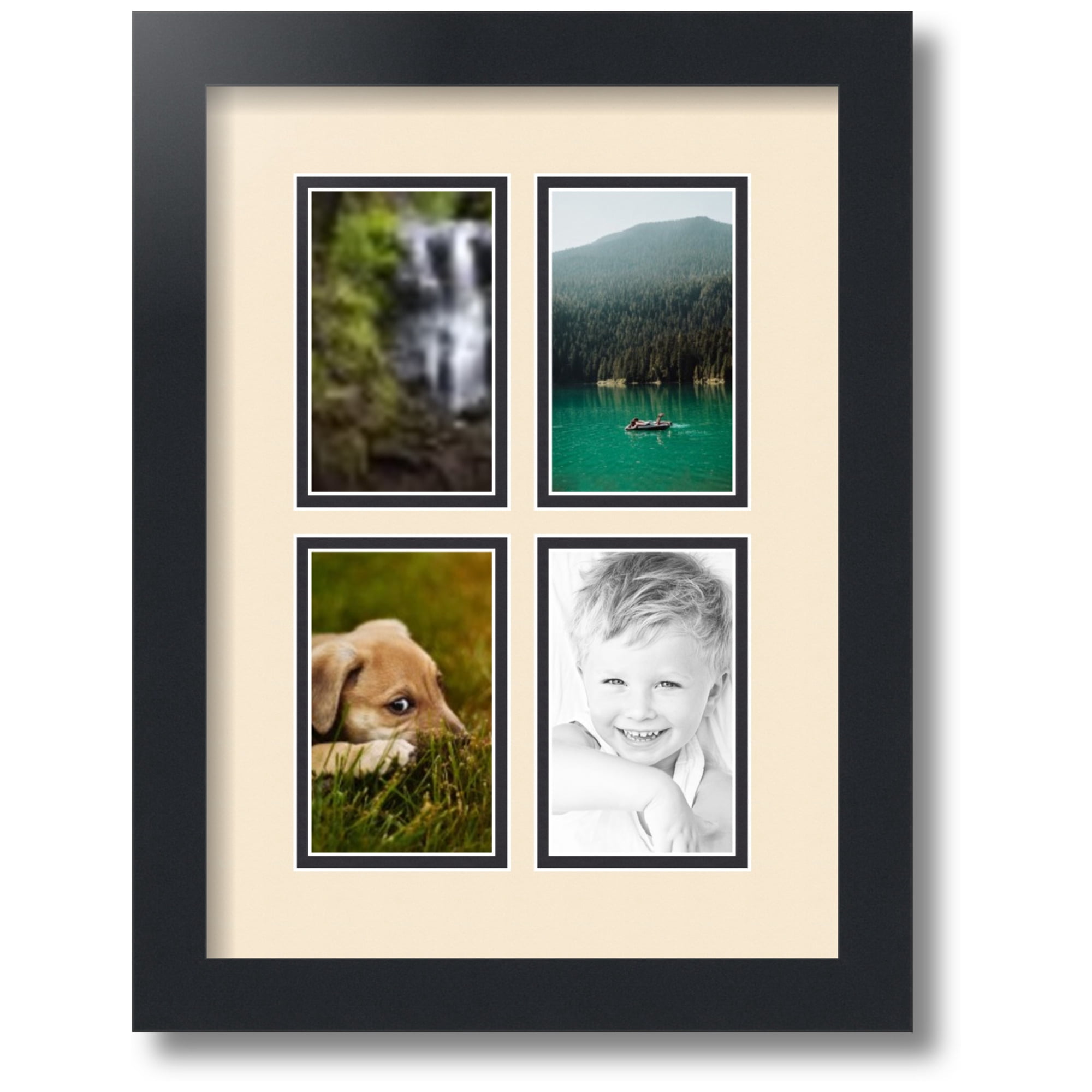 ArtToFrames Collage Photo Picture Frame with 4 - 3x5