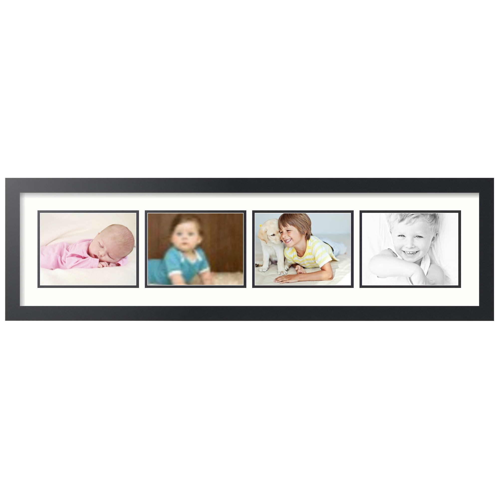 ArtToFrames Collage Photo Picture Frame with 4 - 6x8" Openings, Framed ...