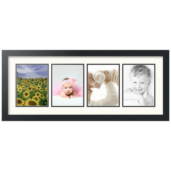 ArtToFrames Collage Photo Picture Frame with 4 - 6x8" Openings, Framed ...