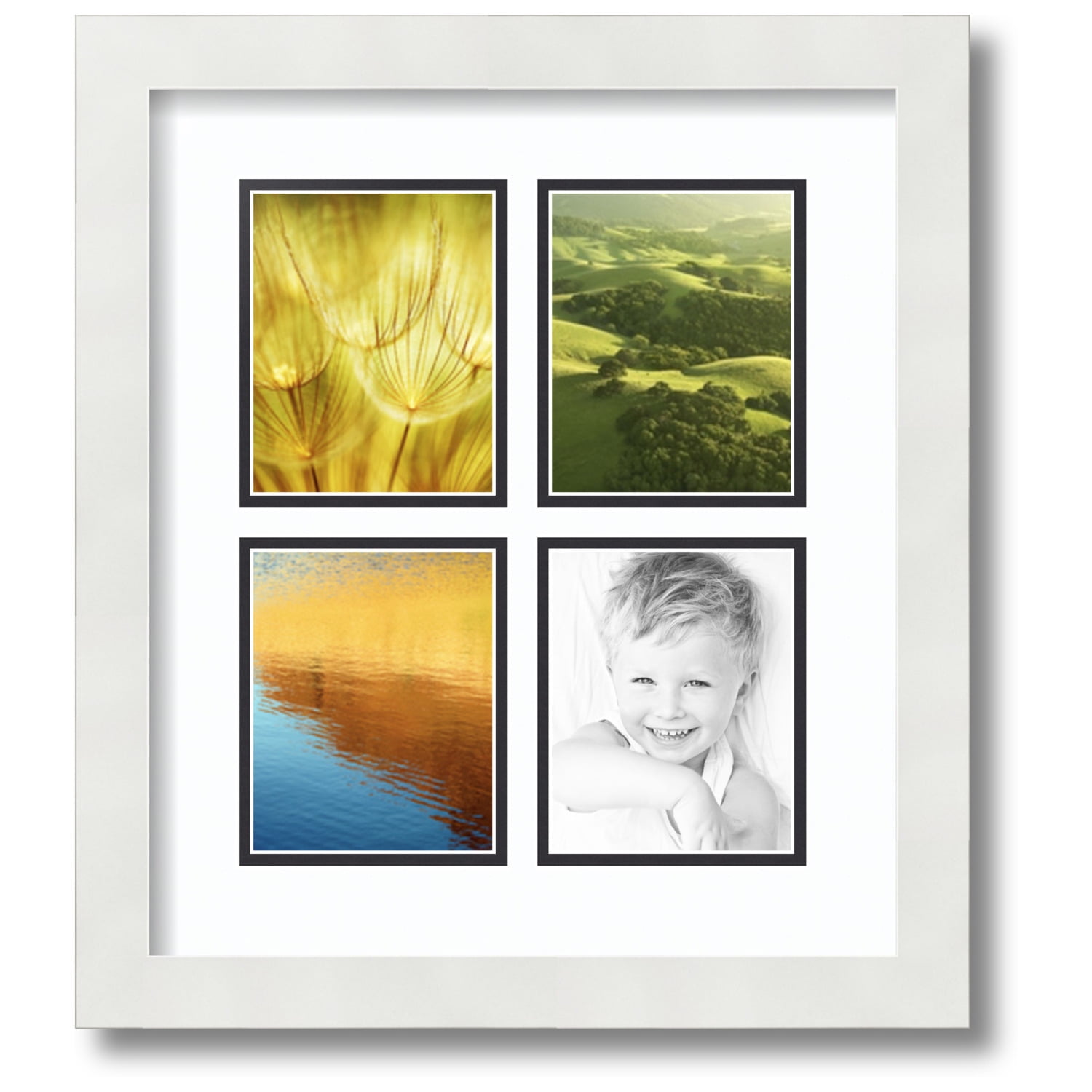 ArtToFrames Collage Photo Picture Frame with 4 - 8.5x11" Openings ...