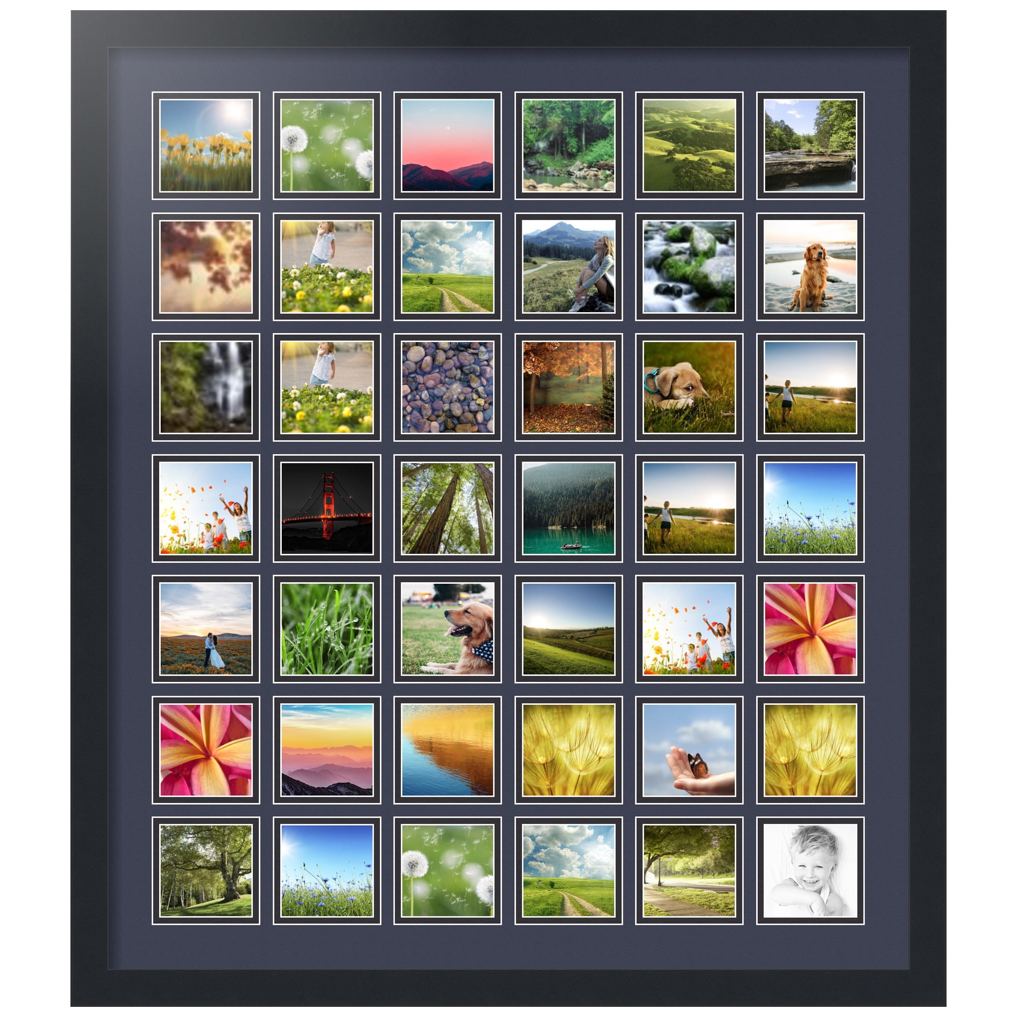 ArtToFrames Collage Photo Picture Frame with 42 - 3x3