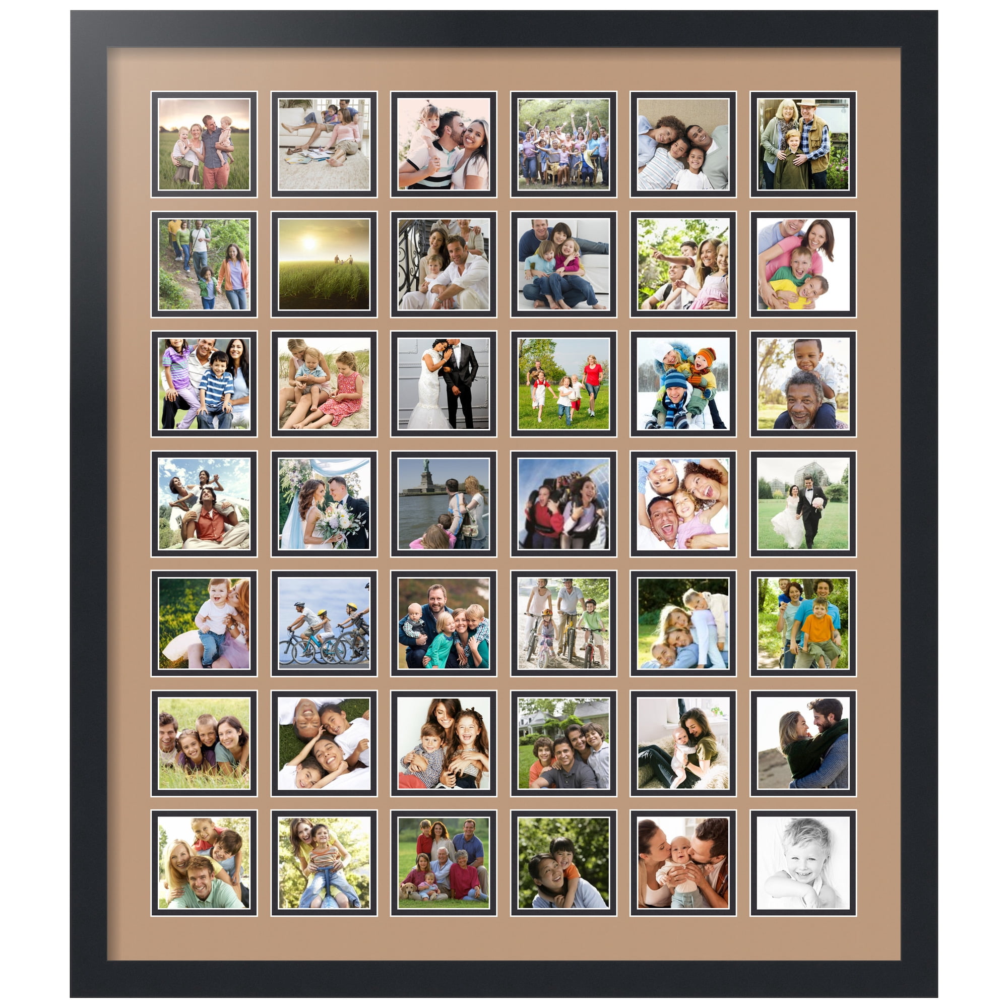 ArtToFrames Collage Photo Picture Frame with 42 - 3x3