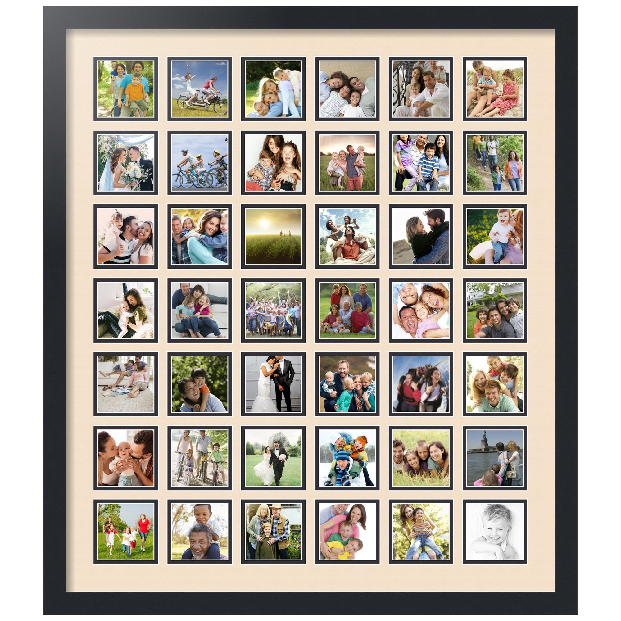 ArtToFrames Collage Photo Picture Frame with 42 - 3x3