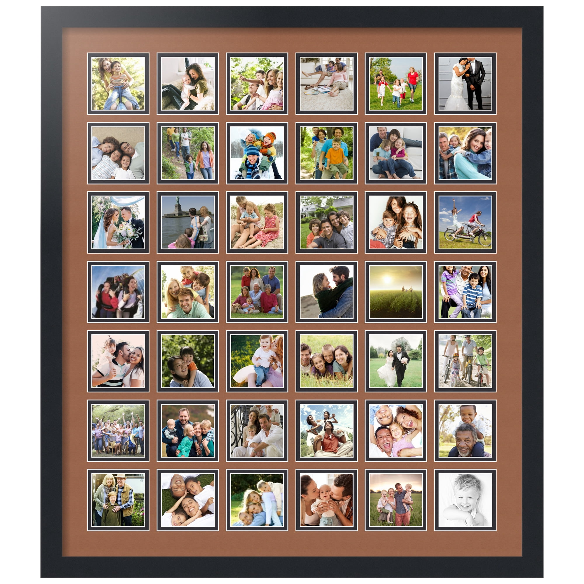 ArtToFrames Collage Photo Picture Frame with 42 - 3x3