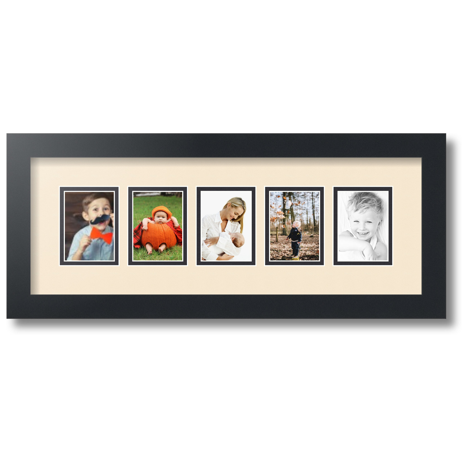 ArtToFrames Collage Photo Picture Frame with 5 - 2.5x3.5 Openings ...